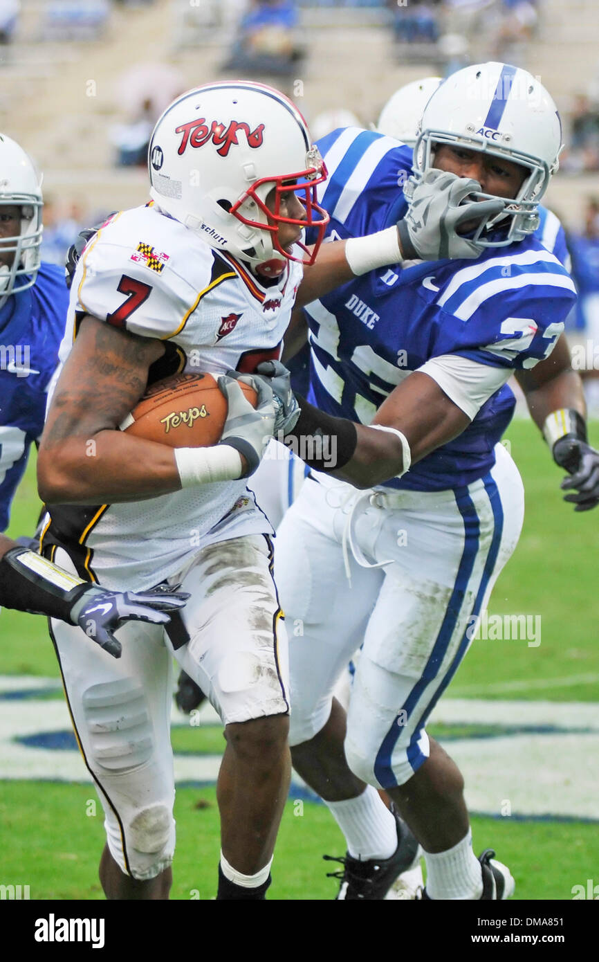 Oct. 24, 2009 - Durham, North Carolina, U.S - 24 October 2009: Maryland ...