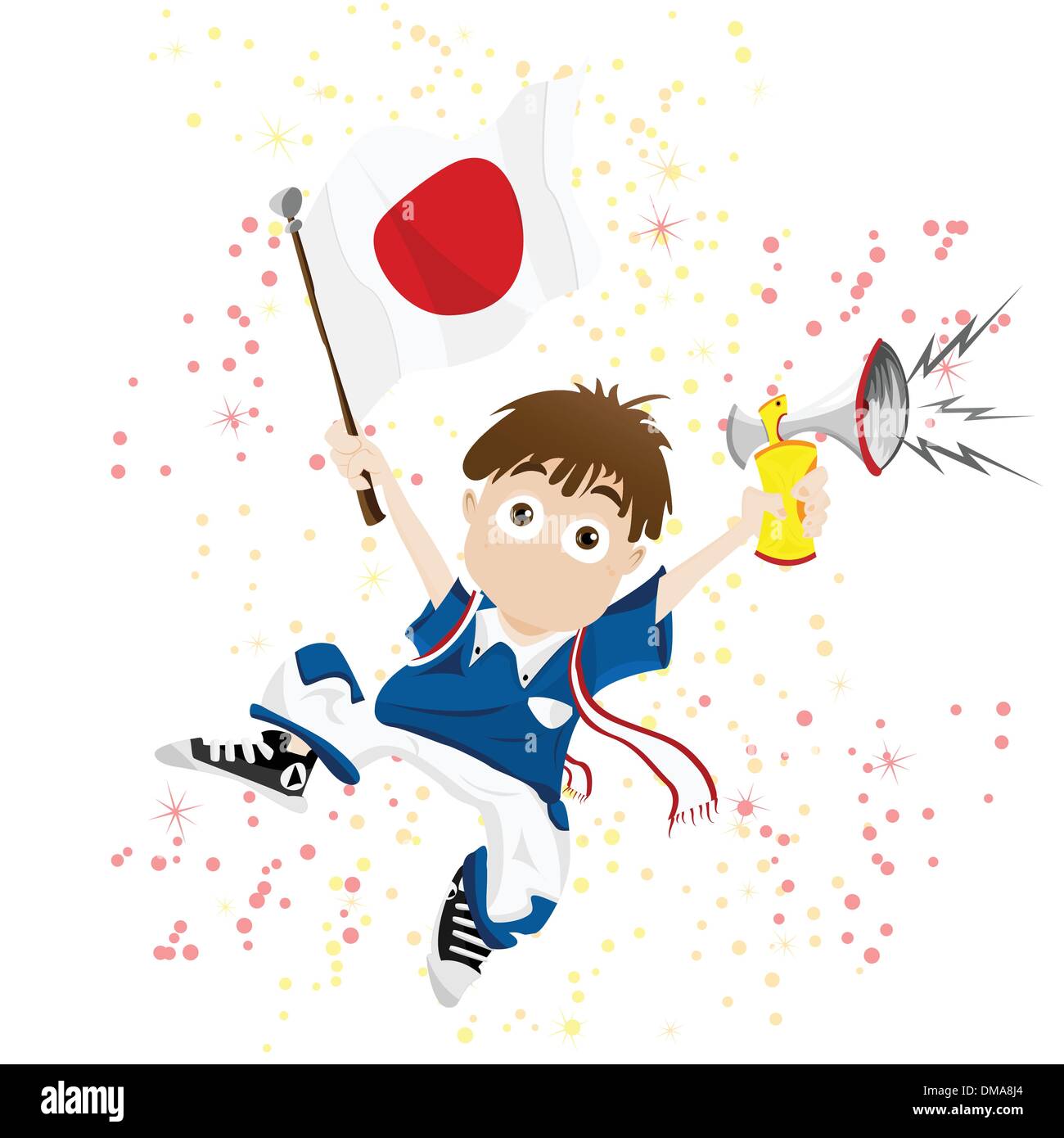 Japanese football team Stock Vector Images - Alamy