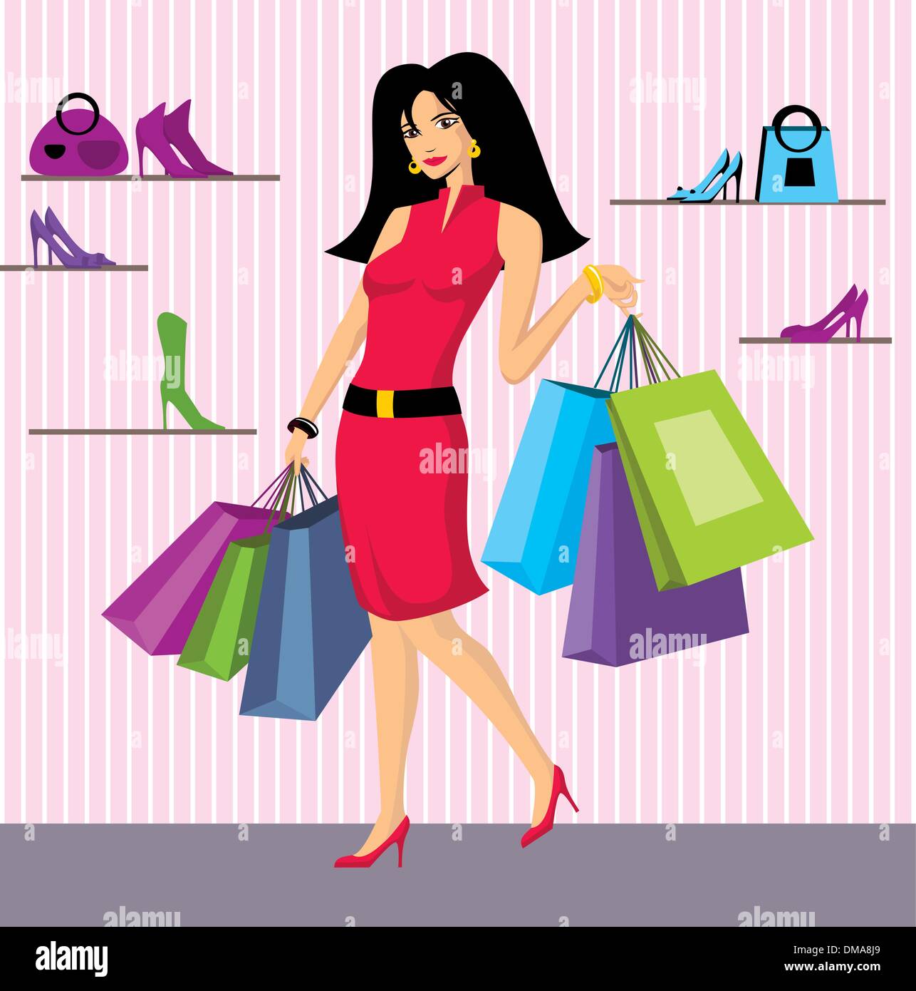 Delicate clothes Stock Vector Images - Alamy