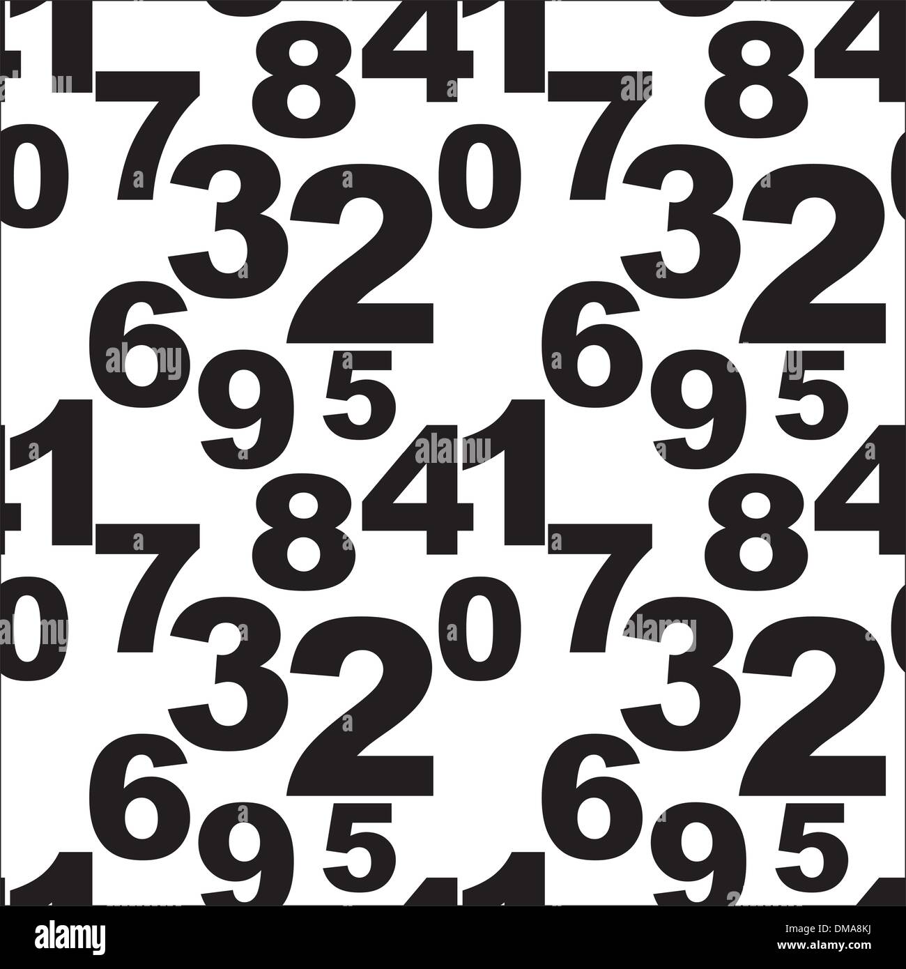 Number nine white digit Stock Vector Images - Alamy