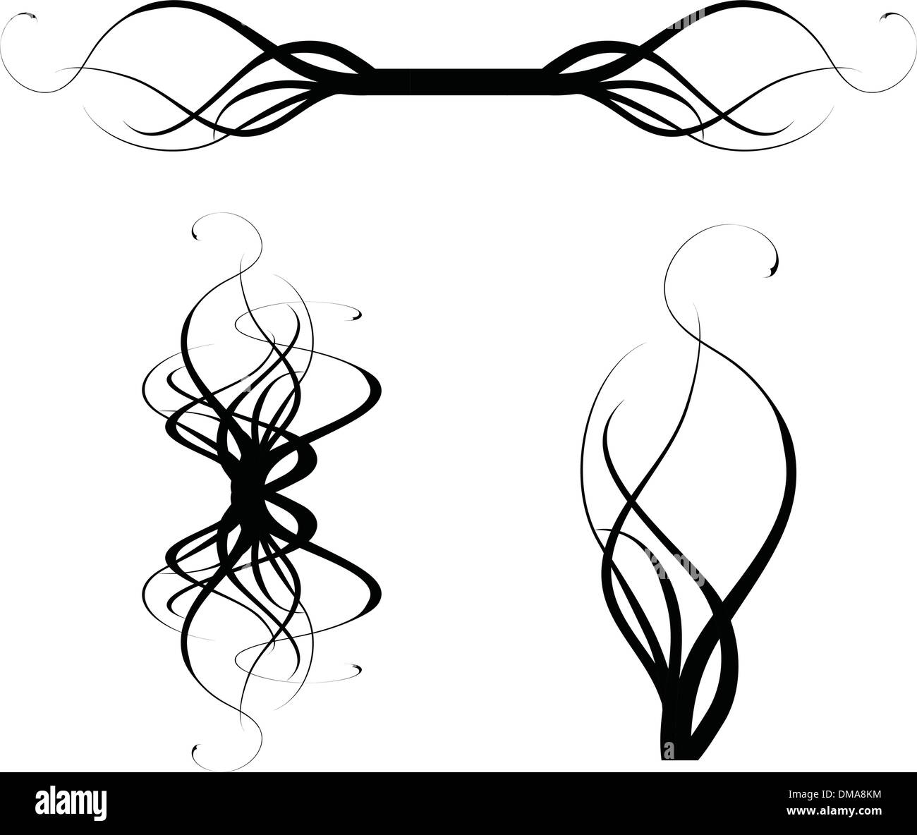 Swirl design elements Stock Vector Image & Art - Alamy