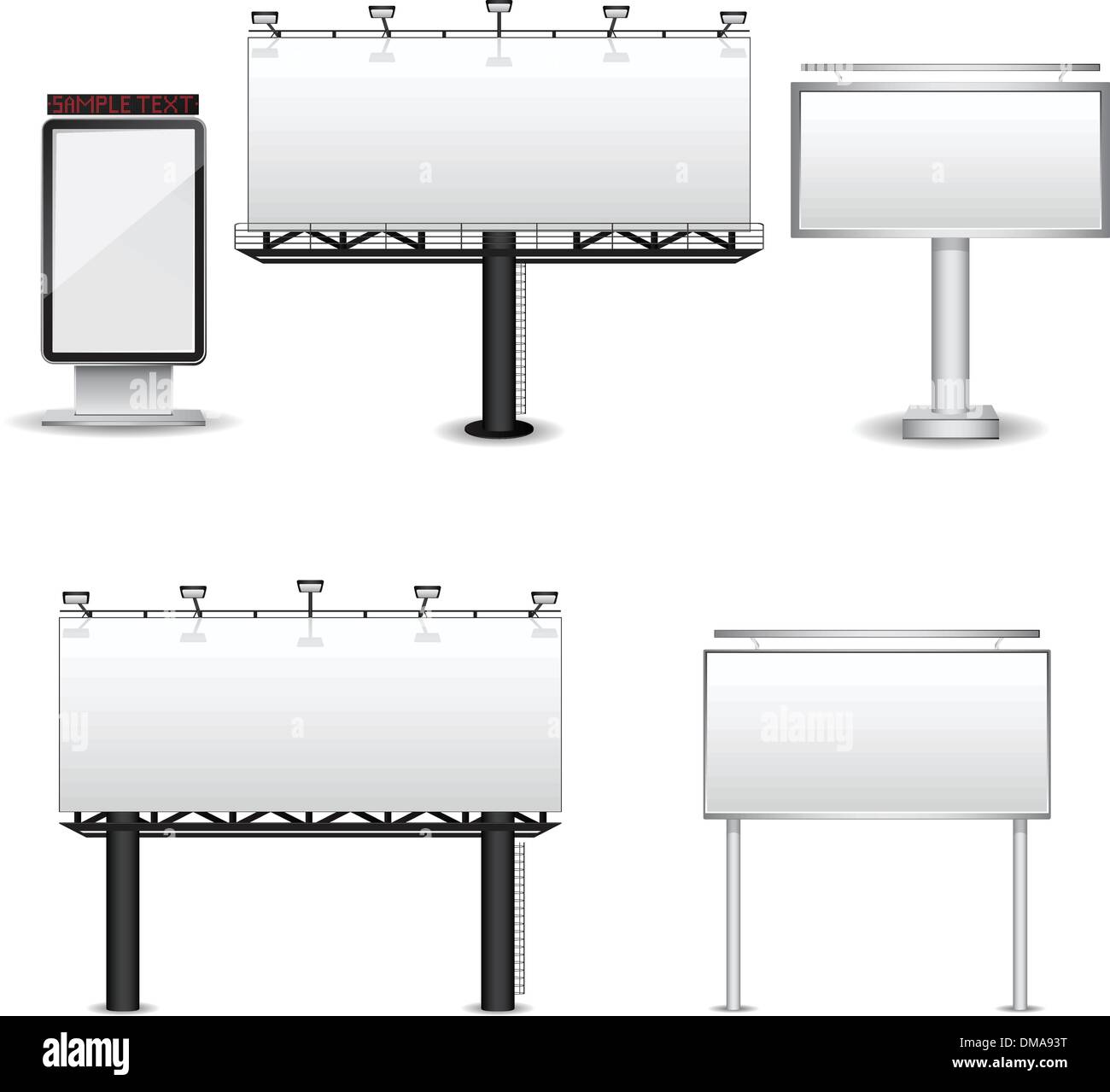 Big billboards Stock Vector Images - Alamy