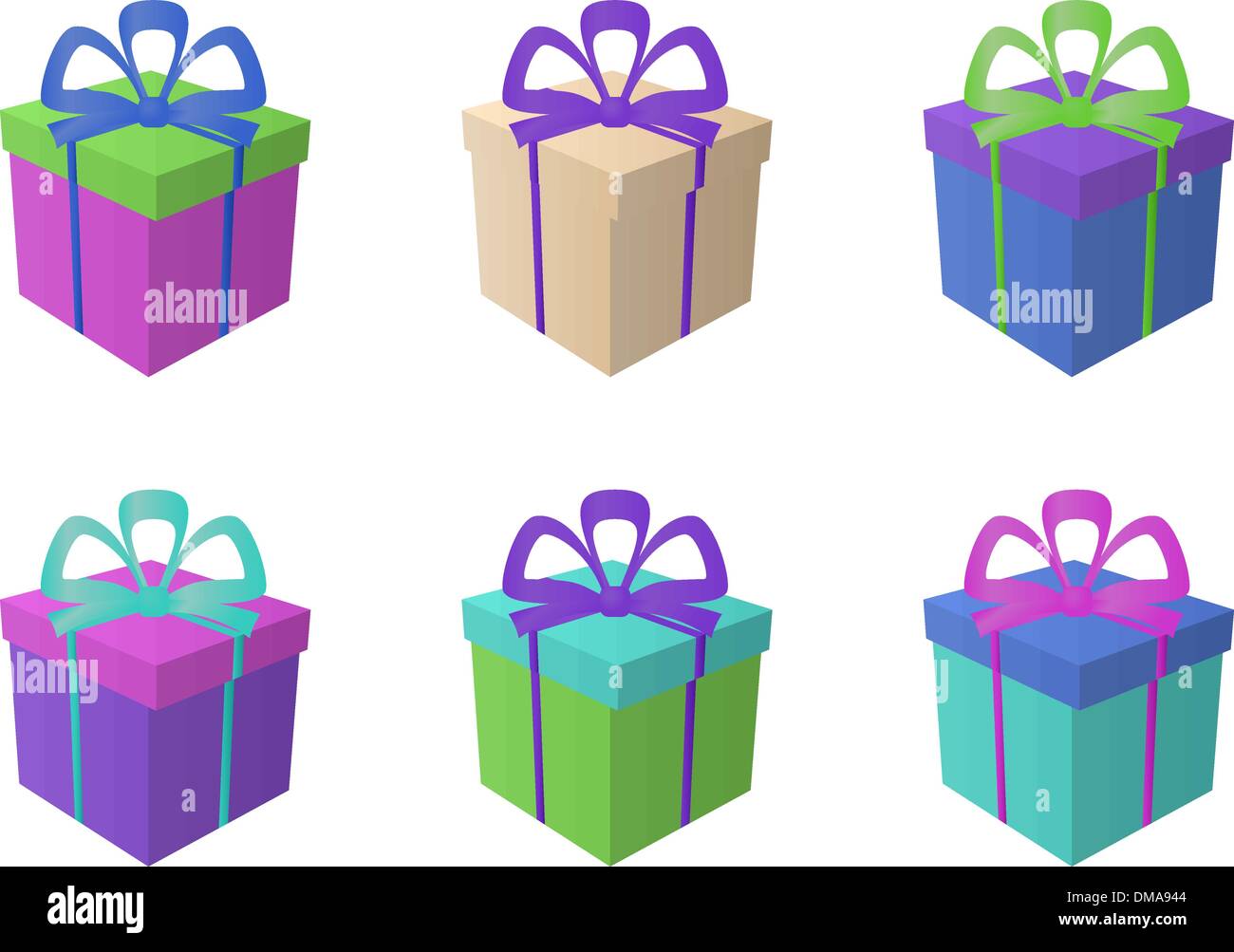 Gift boxes, square Stock Vector Image & Art - Alamy