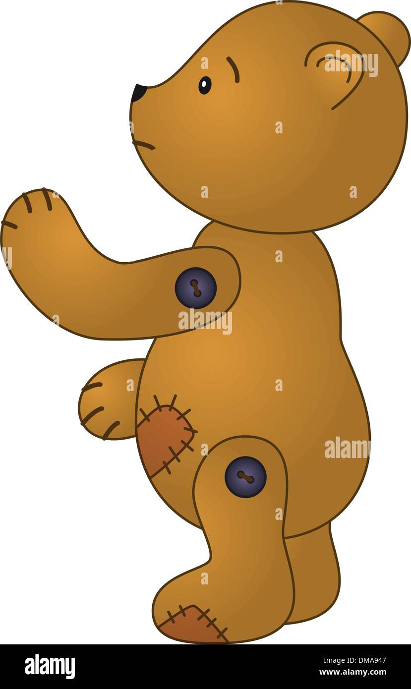 Sad teddy bear Stock Vector Image & Art - Alamy