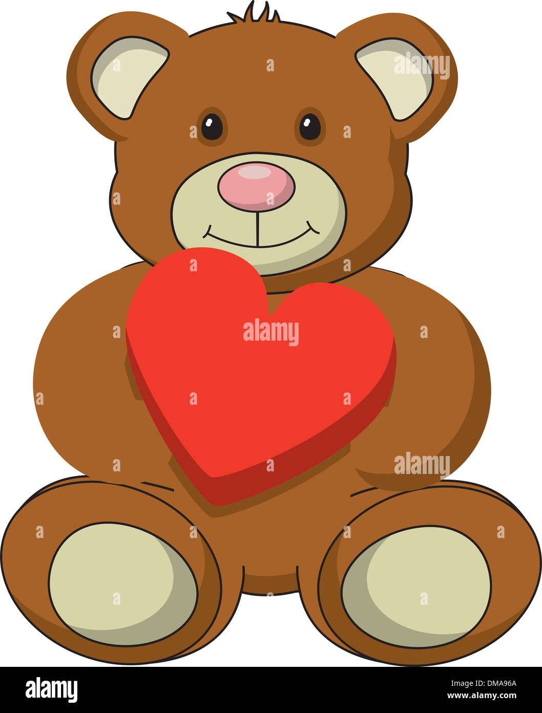 Stuffed teddy Stock Vector Images - Alamy