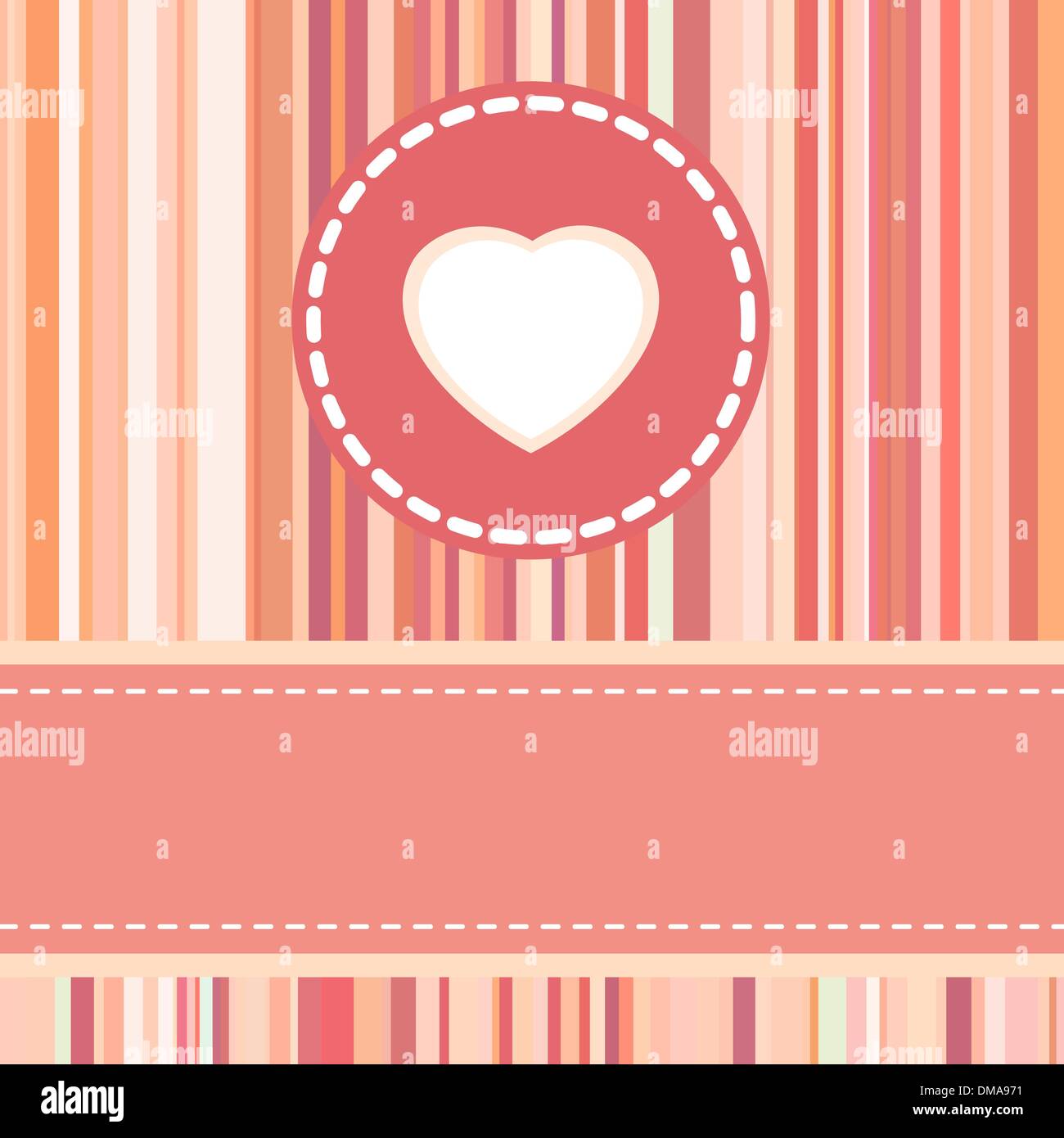 Valentine card design template. EPS 8 Stock Vector Image & Art - Alamy