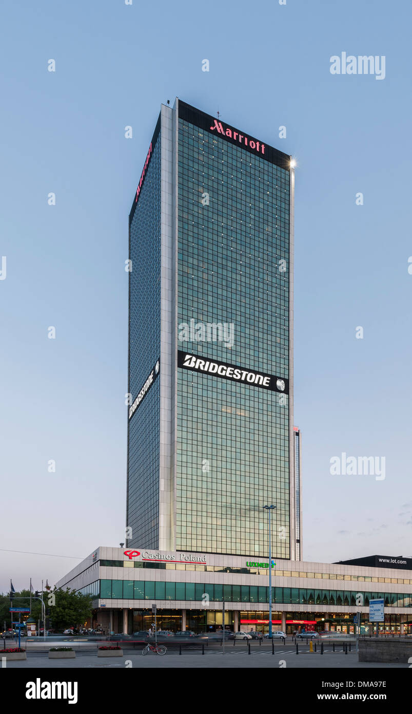 Warsaw Cityscape, Warsaw, Poland. Architect: Various, 2013. Marriott ...