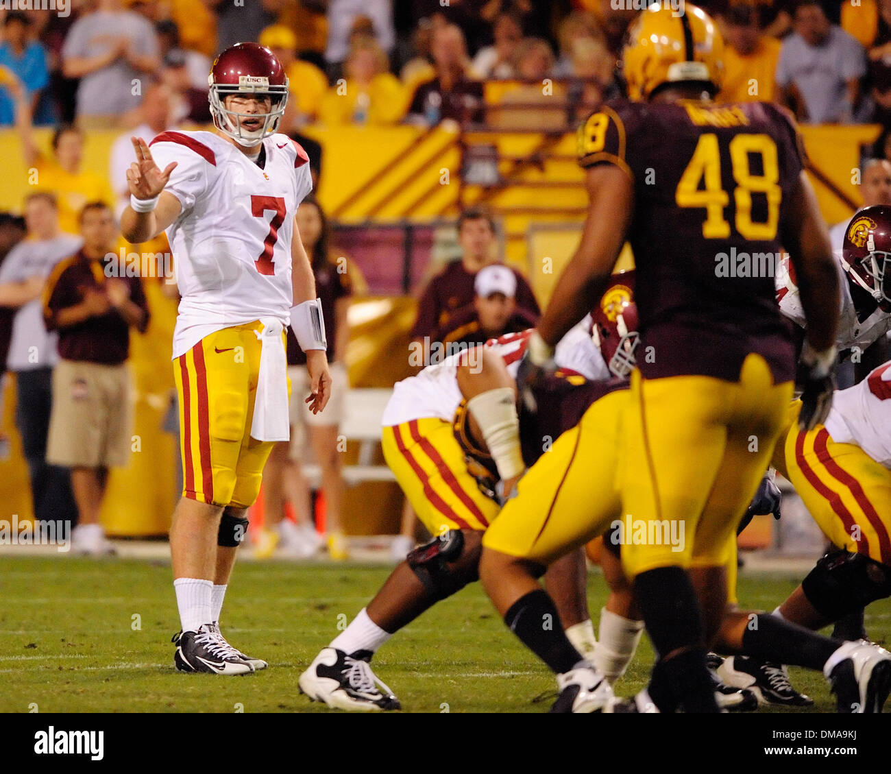 Usc trojans football stadium hi-res stock photography and images - Alamy