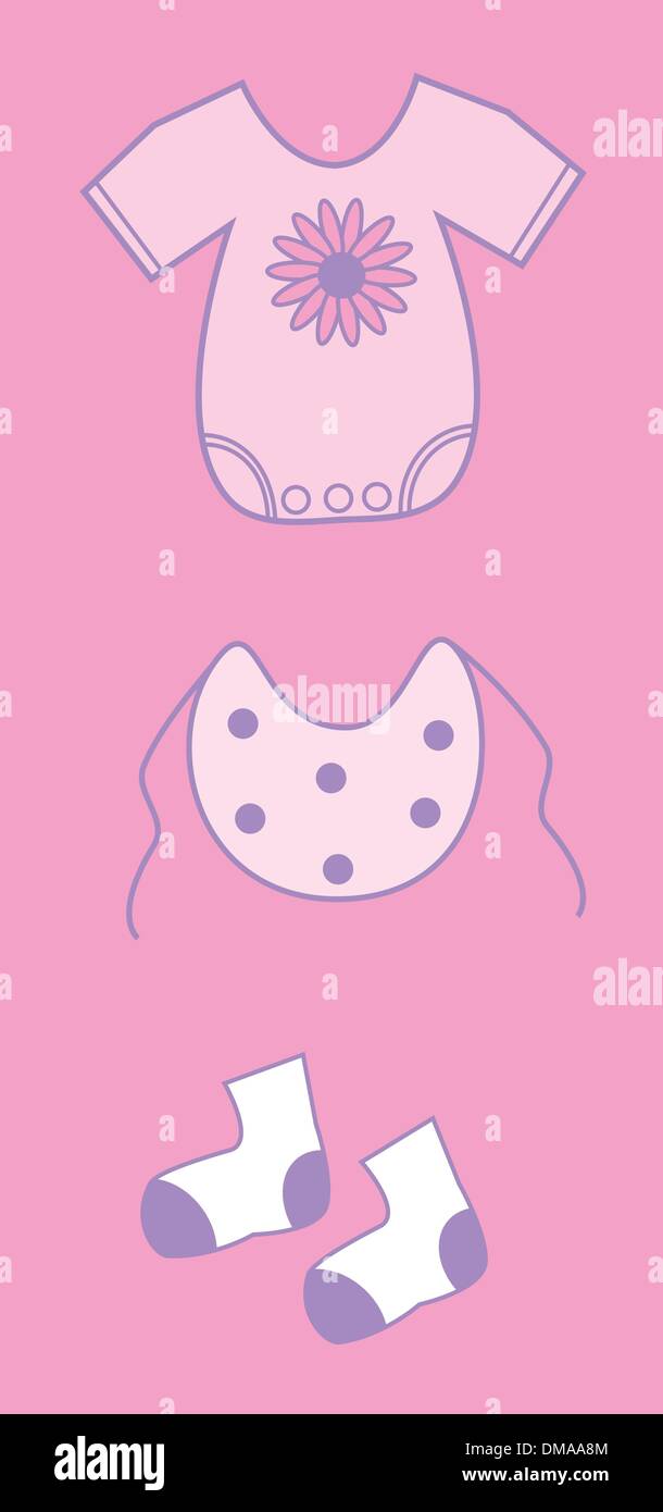 Infant clothes cartoon Stock Vector Images - Alamy