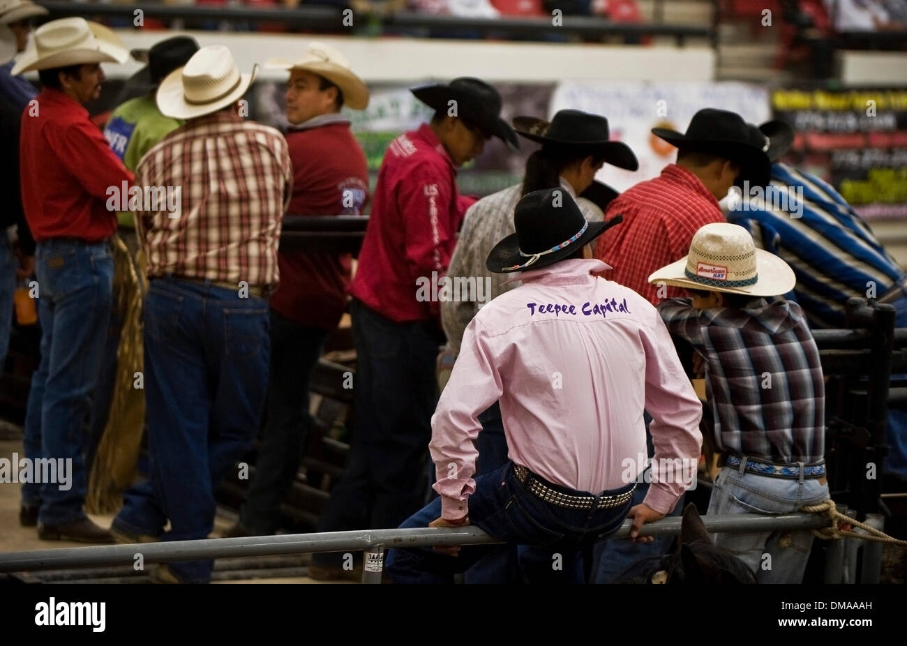 Nov. 13, 2009 - Las Vegas, Nevada, USA - Rodeo performers in the rough ...