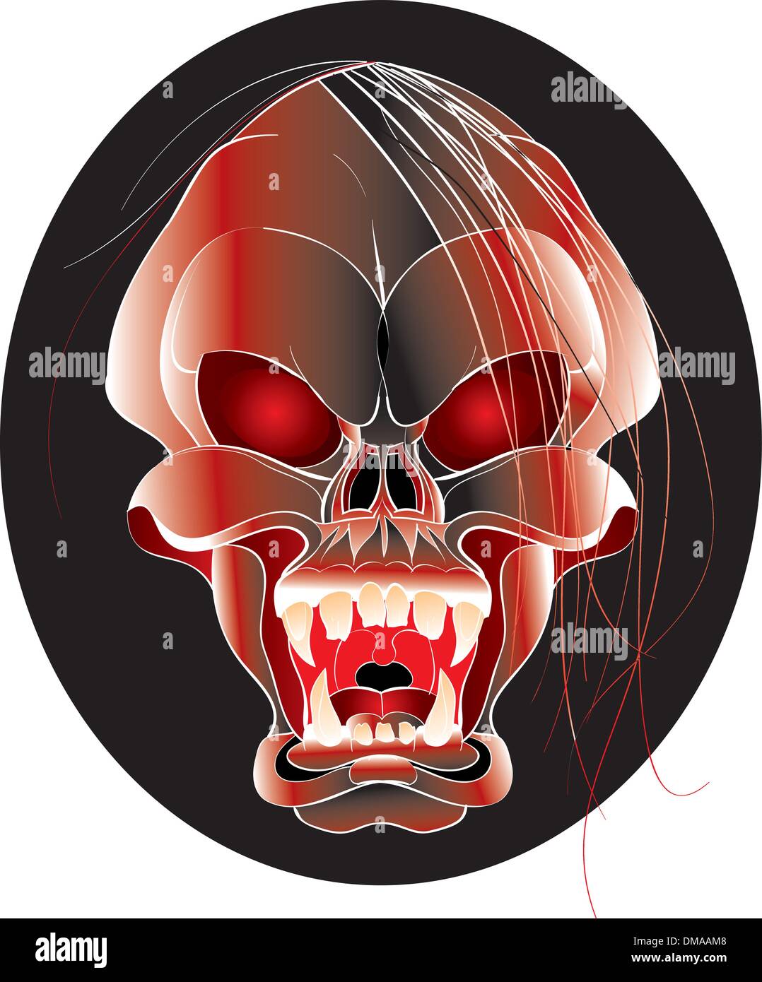 Red skull hi-res stock photography and images - Alamy