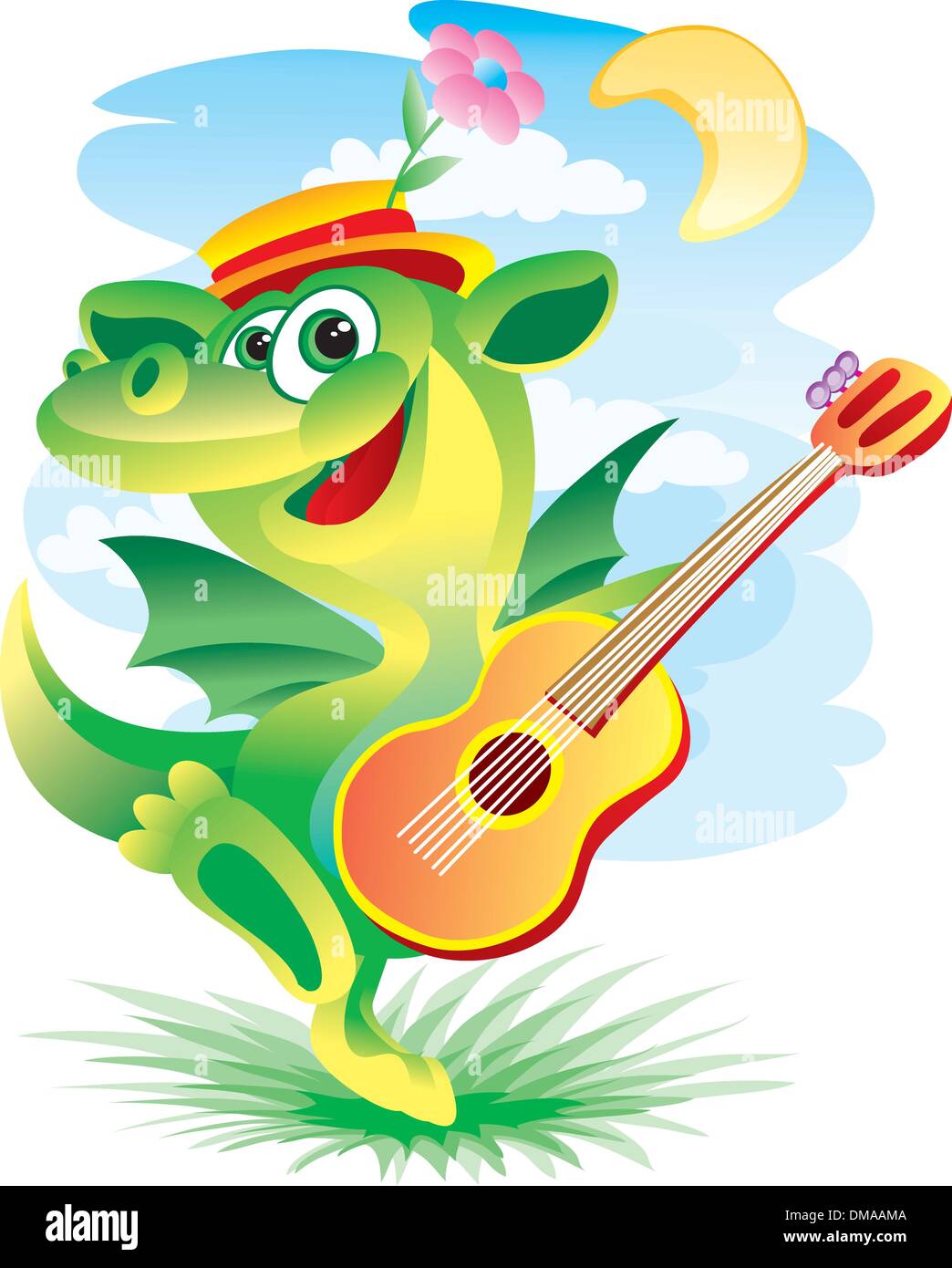 Child drawing dragon hi-res stock photography and images - Alamy