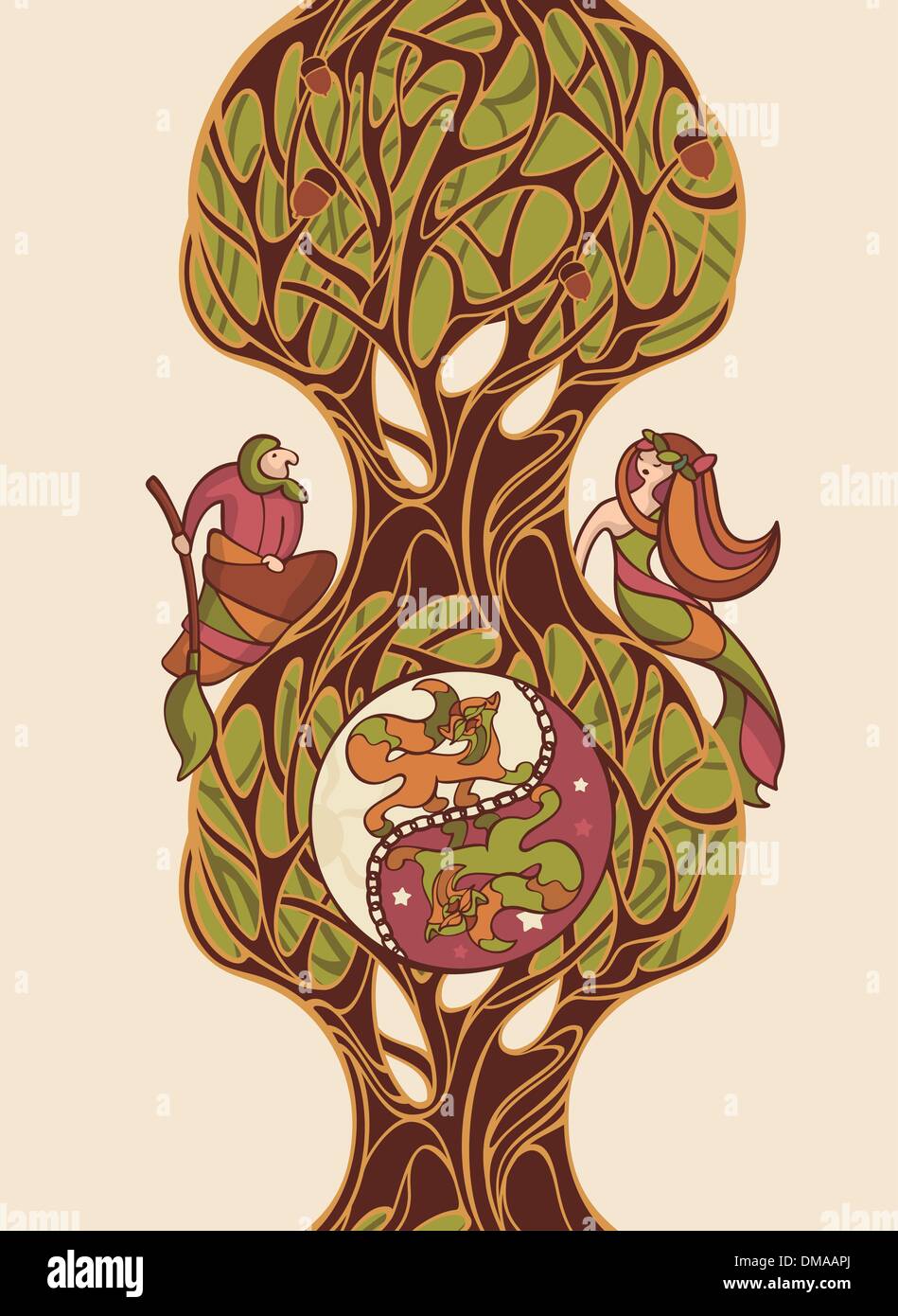 fairytale vector illustration Stock Vector Image & Art - Alamy