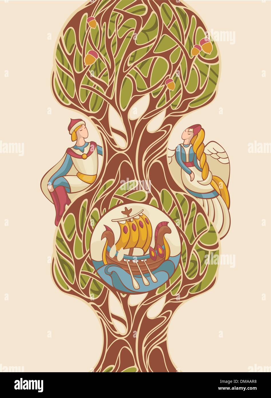 fairytale vector illustration Stock Vector Image & Art - Alamy