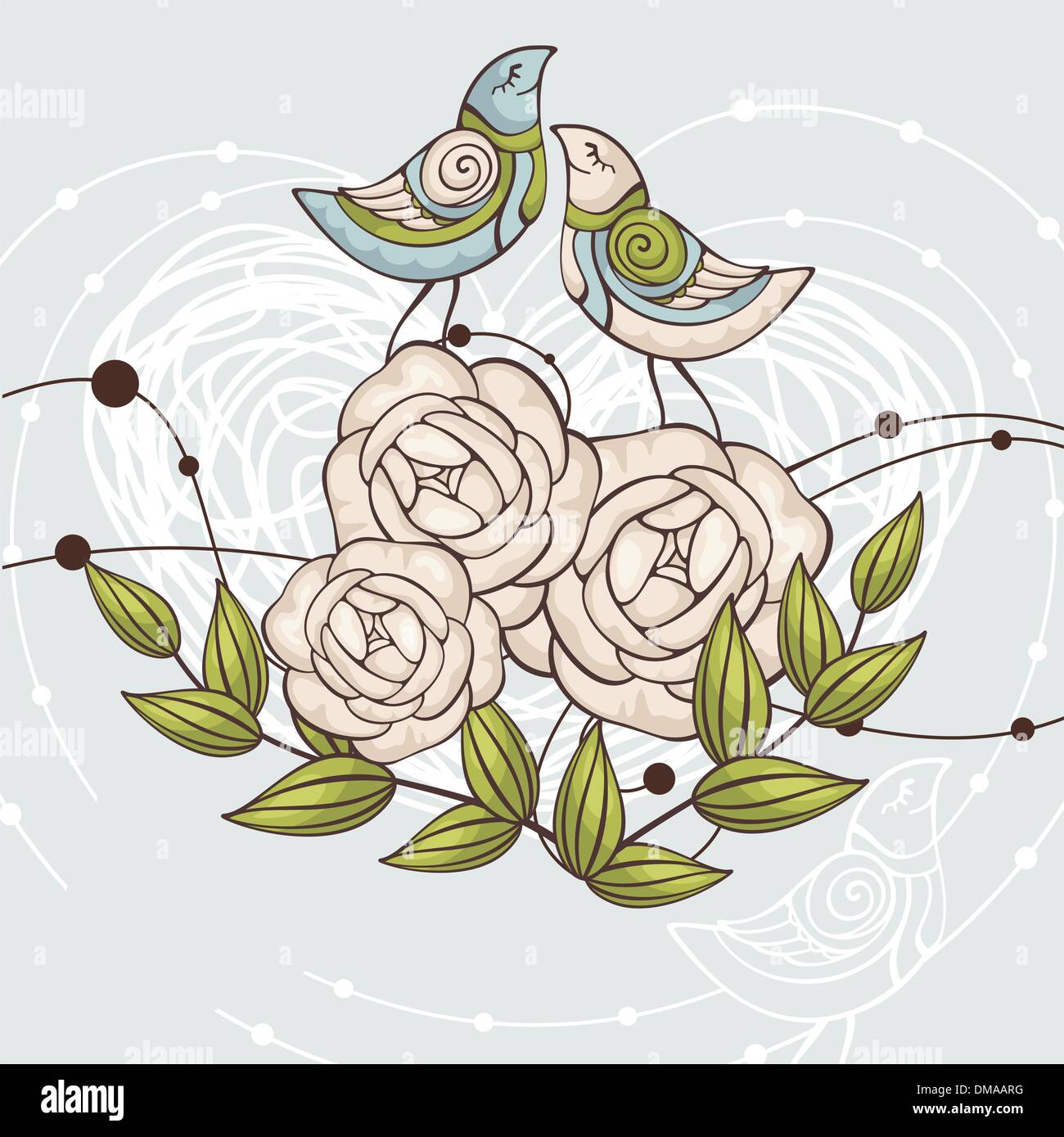 floral vector illustration Stock Vector Image & Art - Alamy