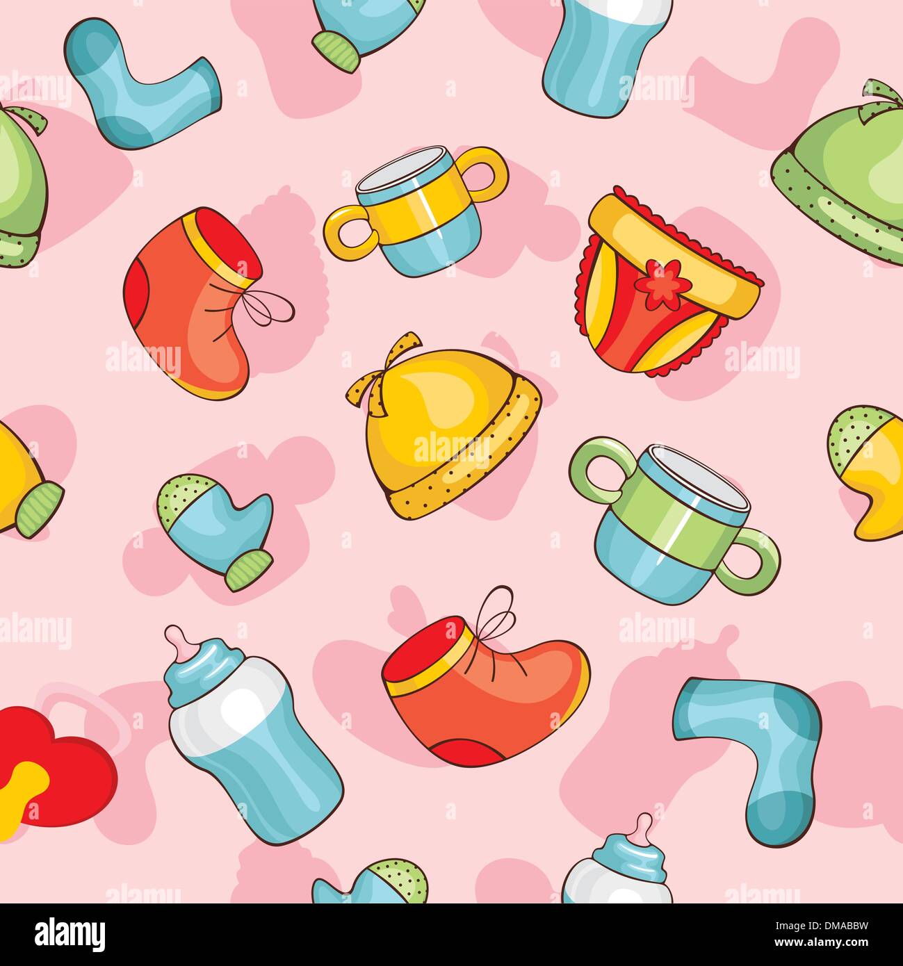 Baby background vector hi-res stock photography and images - Alamy