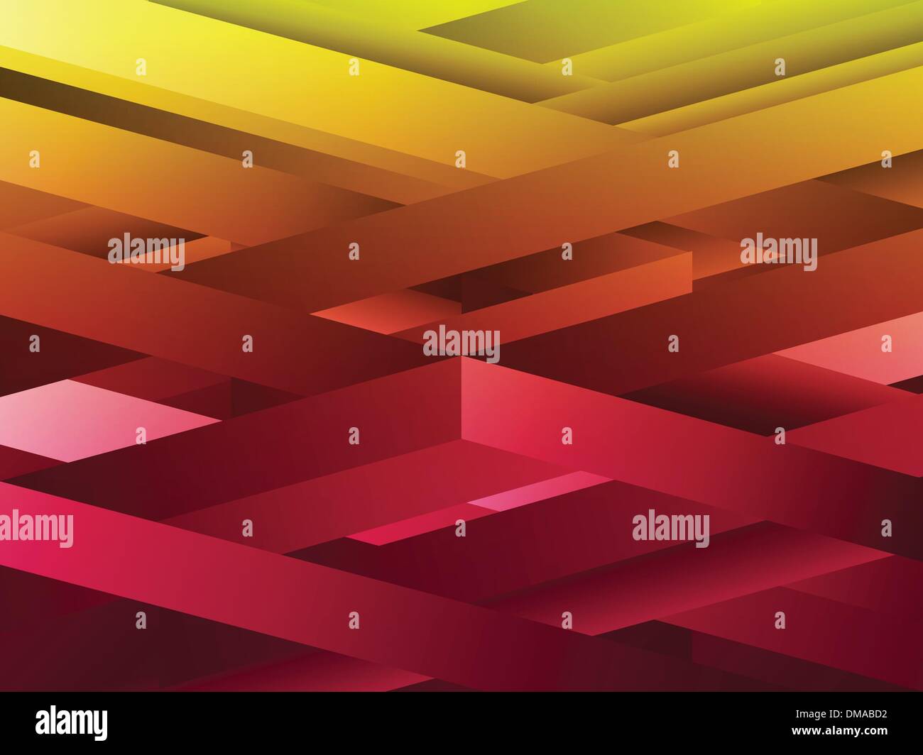 Red and Yellow abstract geometric lines background Stock Vector Image ...