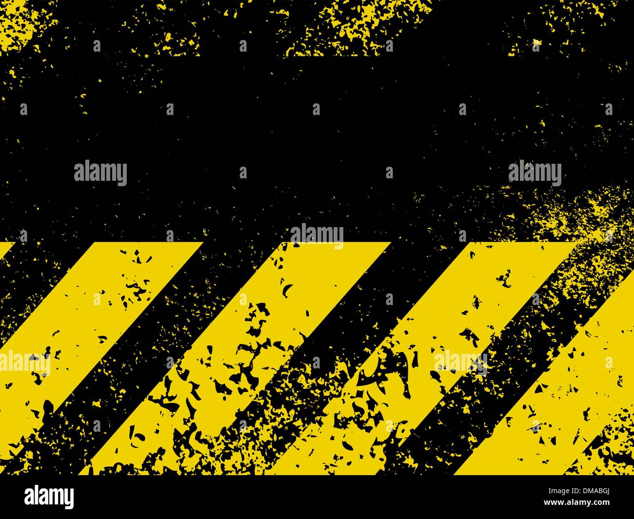 A grungy and worn hazard stripes texture. EPS 8 Stock Vector Image ...