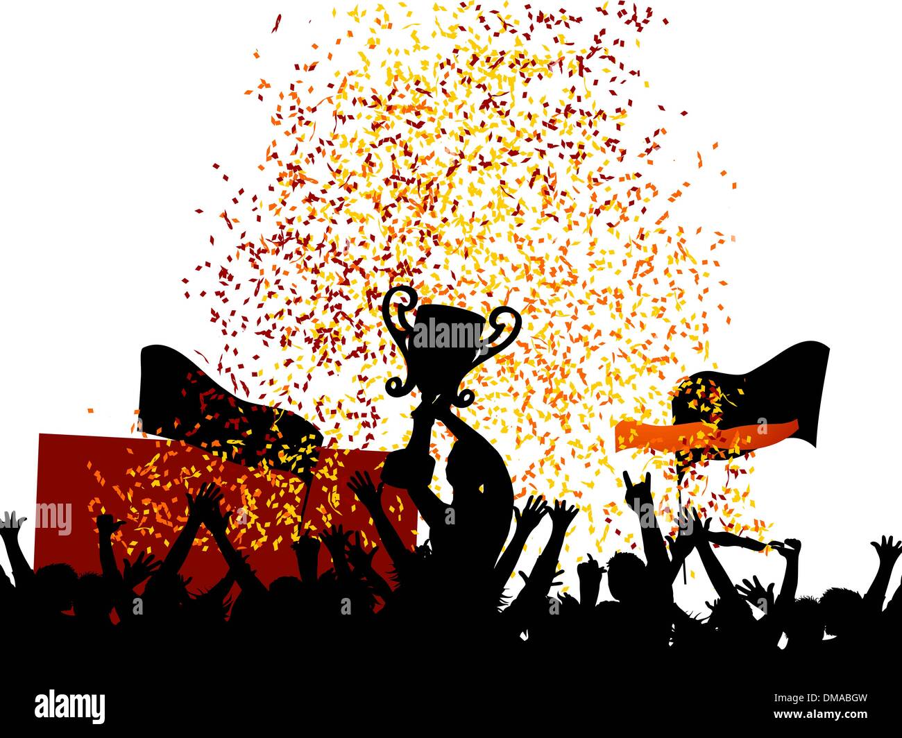 Crowd cheering team hi-res stock photography and images - Alamy