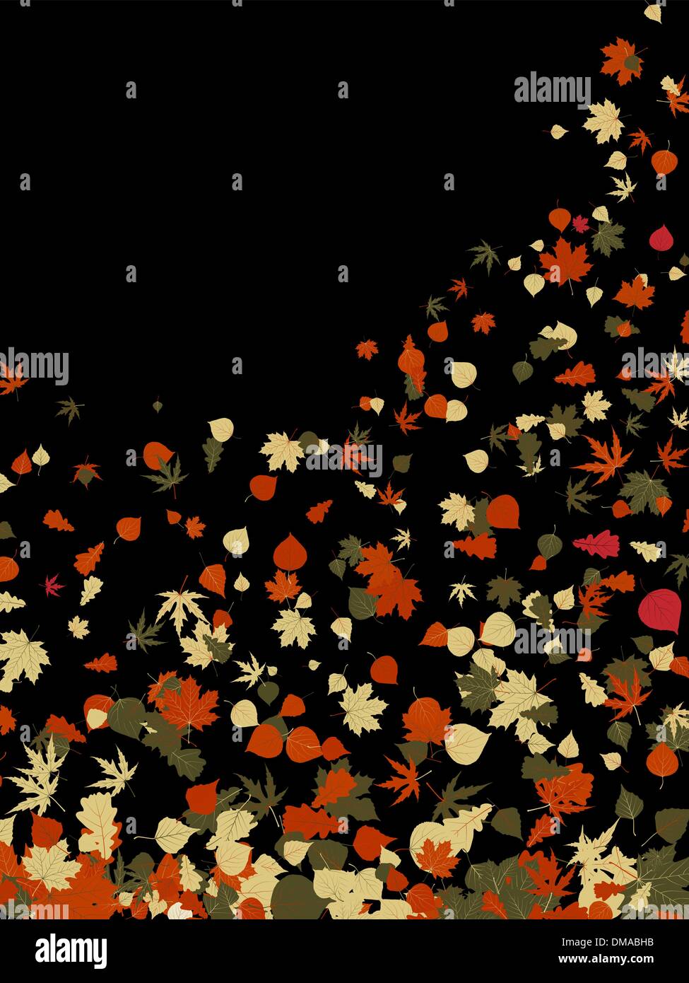 Autumn retro background. EPS 8 Stock Vector Image & Art - Alamy