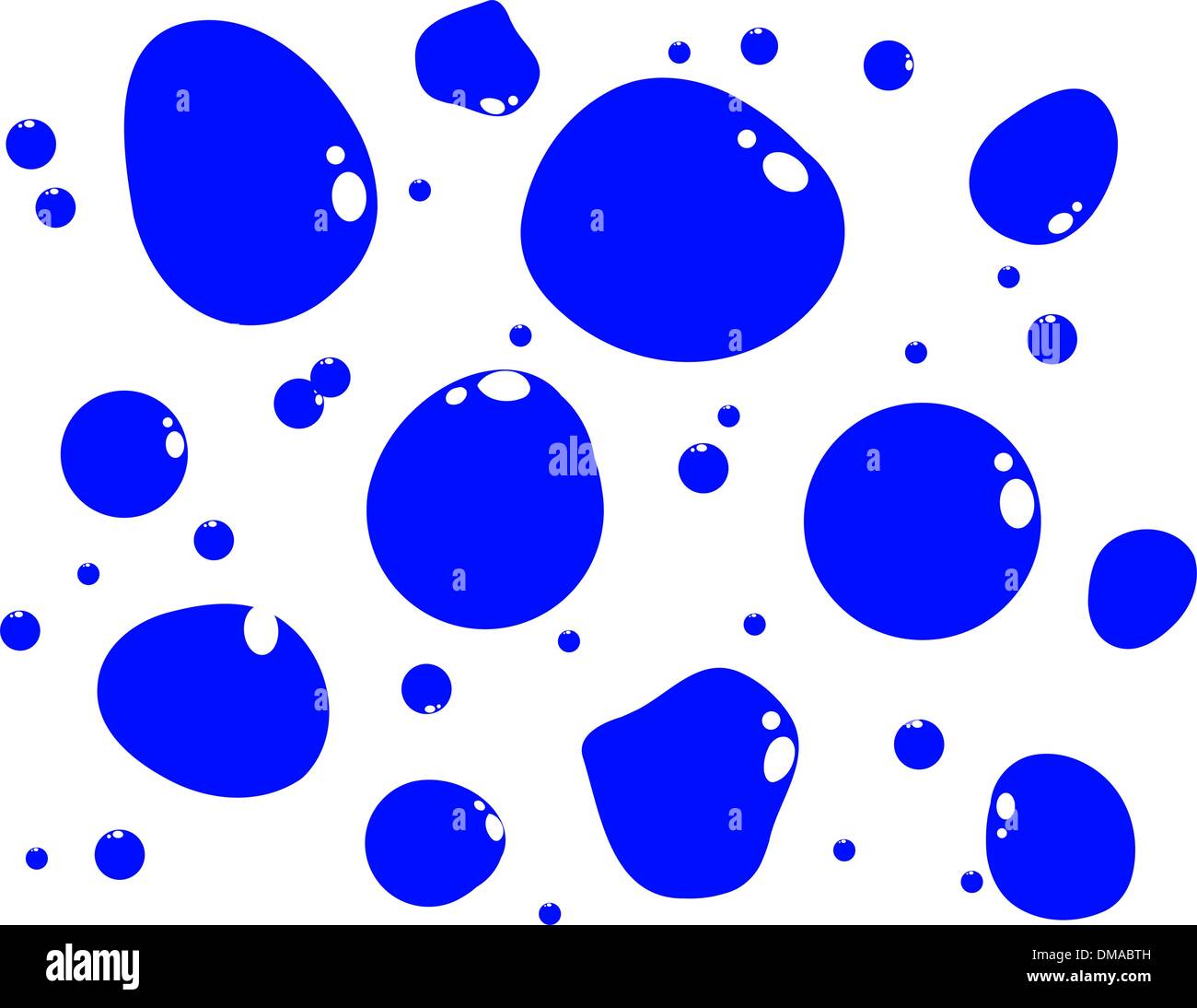 Bubbles water sea ocean Cut Out Stock Images & Pictures - Alamy
