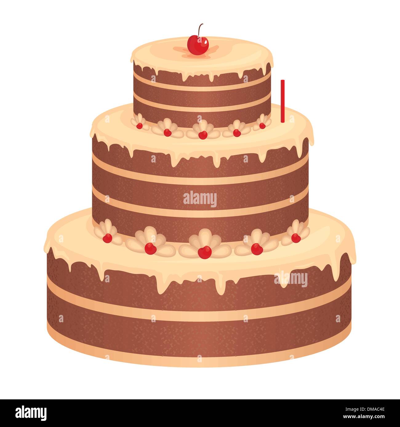 Birthday pattern stripes Cut Out Stock Images & Pictures - Alamy