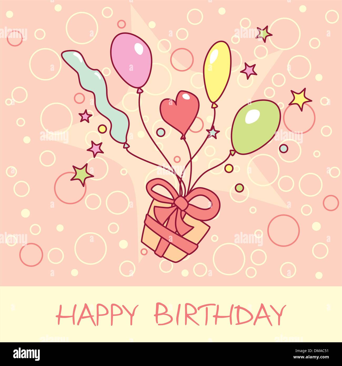 happy birthday card Stock Vector Image & Art - Alamy