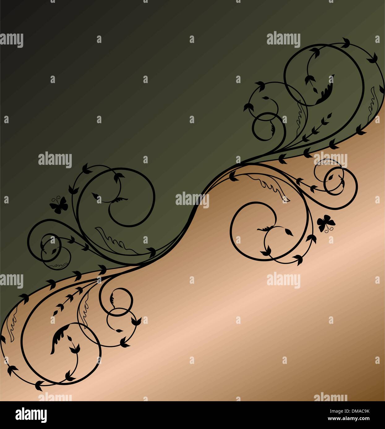 Filigree branches Stock Vector Images - Alamy