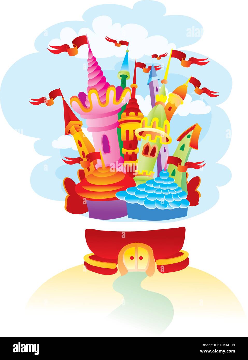 The magic lock Stock Vector Image & Art - Alamy