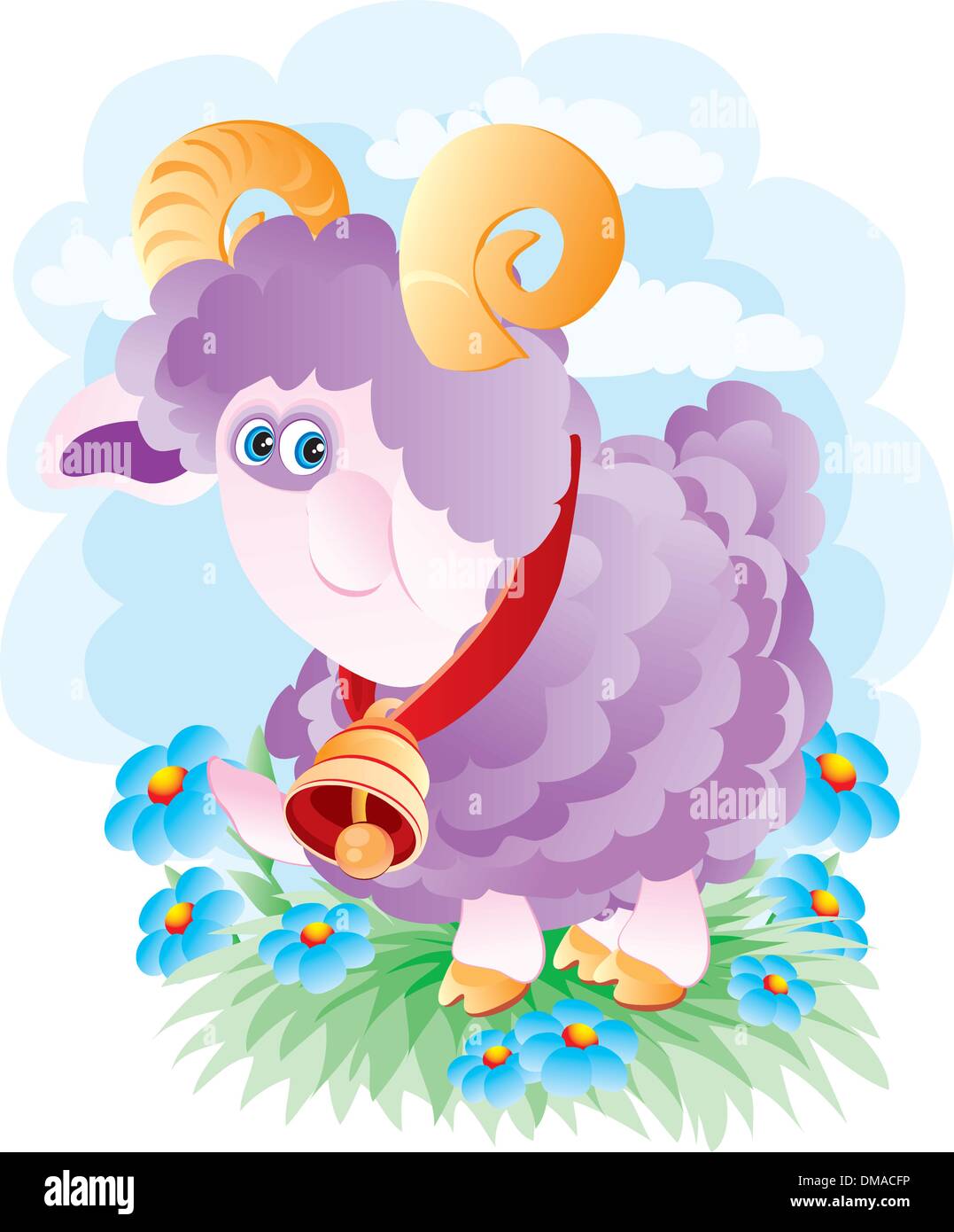 The young ram Stock Vector Image & Art - Alamy
