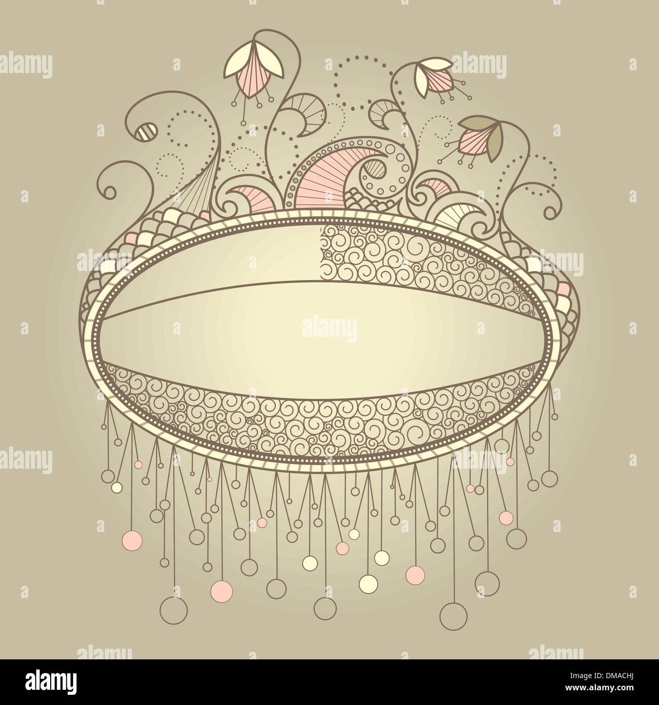 Cute floral frame Stock Vector Image & Art - Alamy