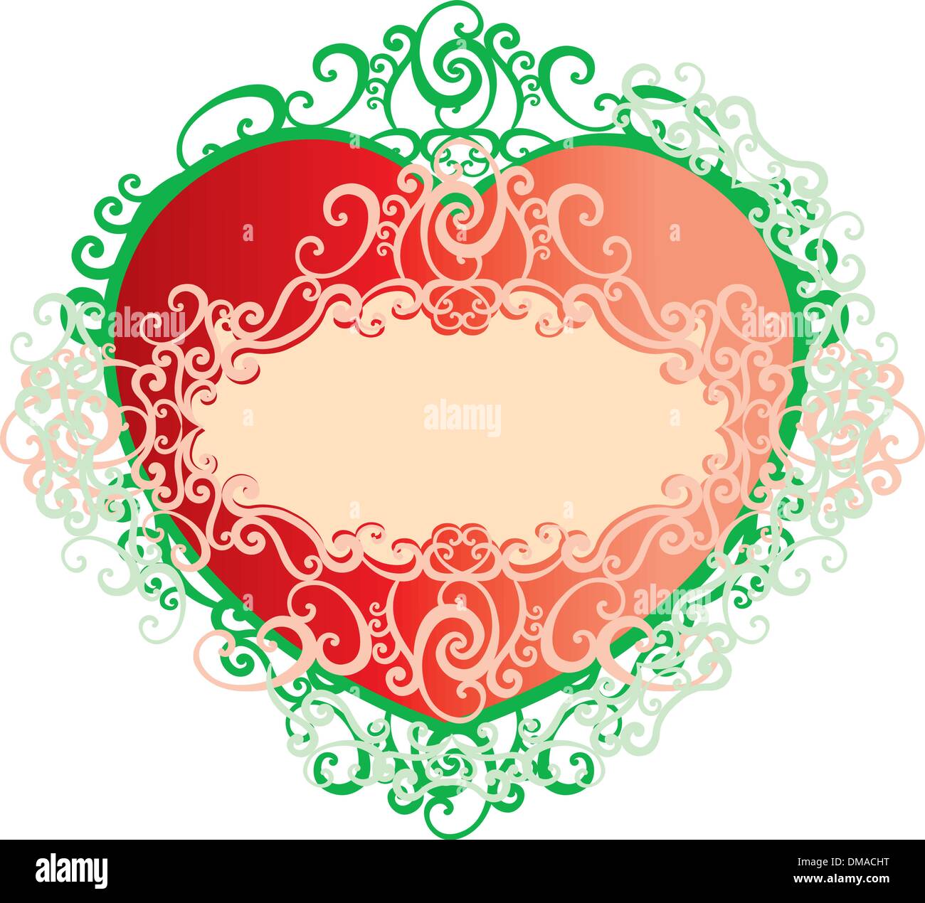 Stylistic heart Stock Vector Images - Alamy