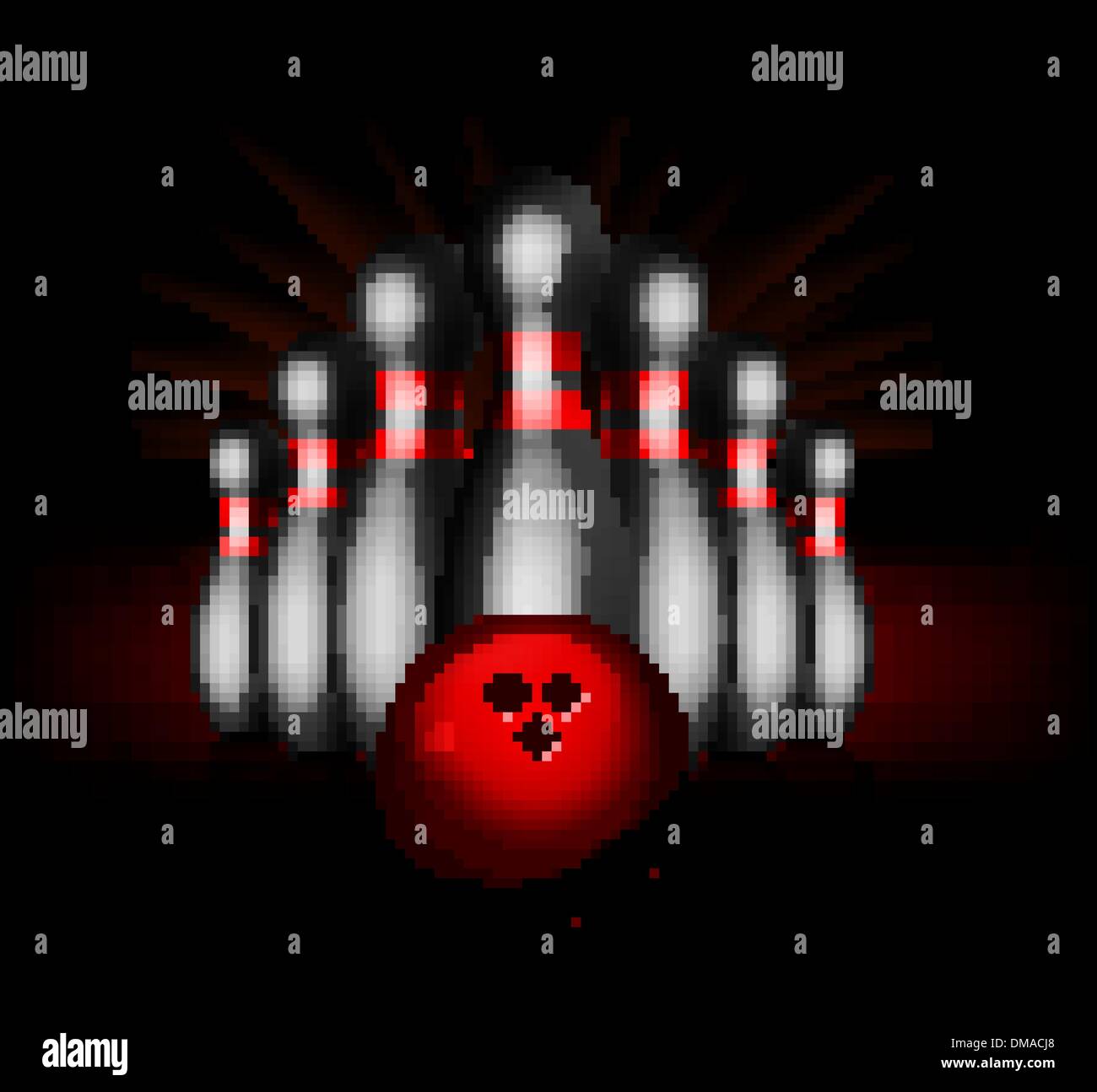 Bowling vector illustration Stock Vector Image & Art - Alamy