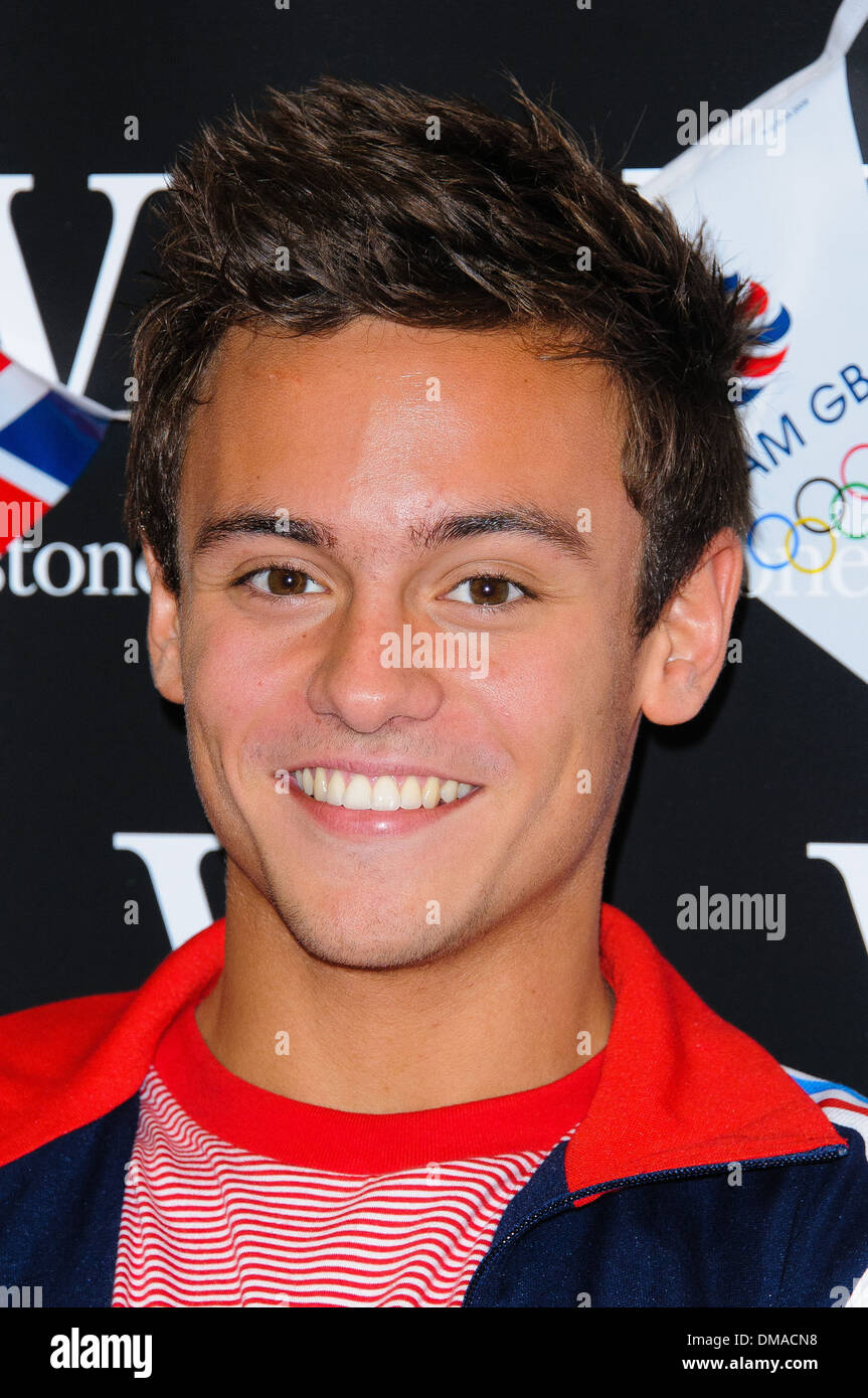 Olympic medalist Tom Daley signs copies of his autobiography 'My Story ...