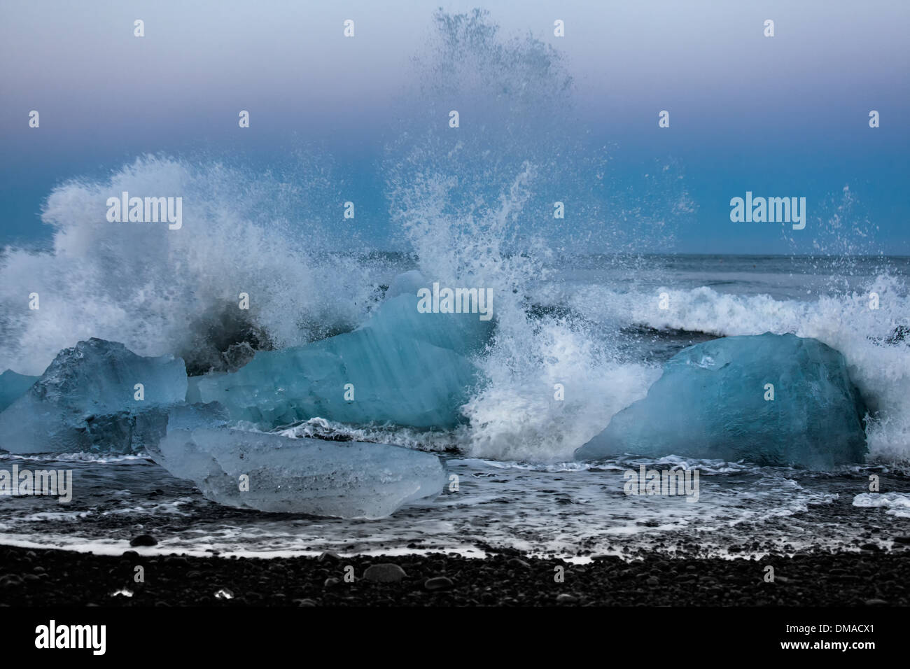 Ice-rocks in the sea Stock Photo - Alamy