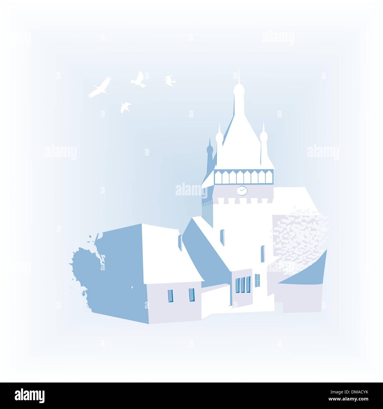 House castle Stock Vector Images - Alamy