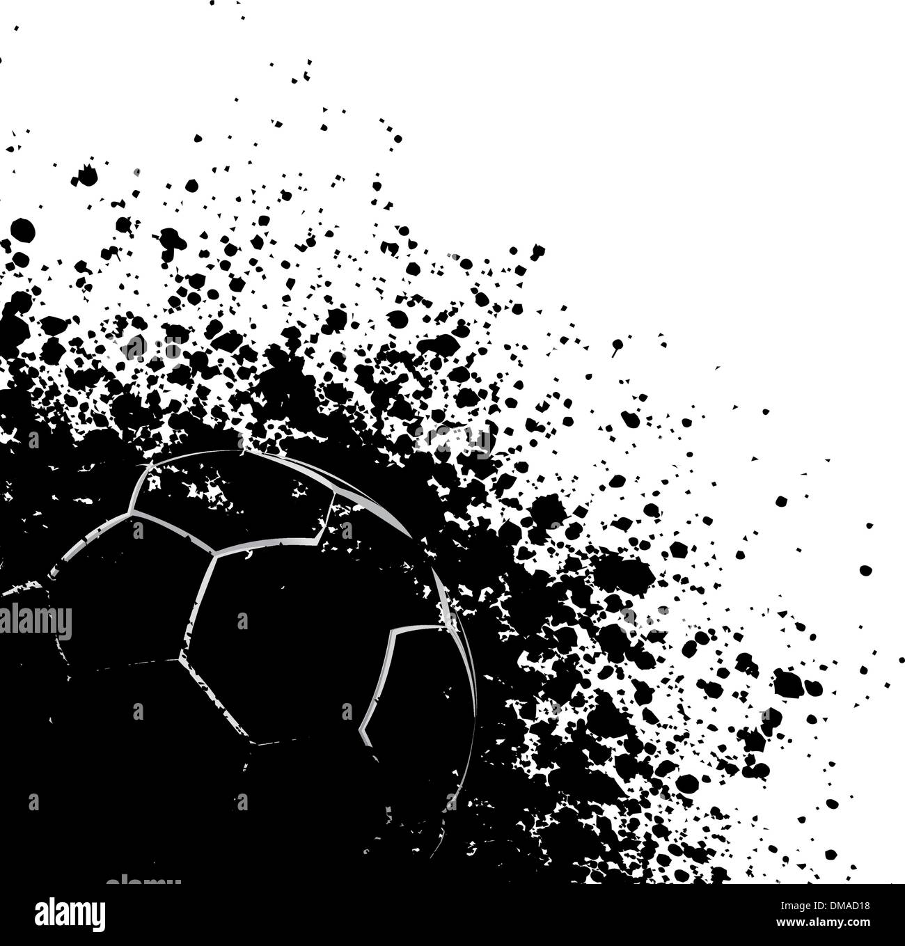 Grunge burst football poster. EPS 8 Stock Vector Image & Art - Alamy