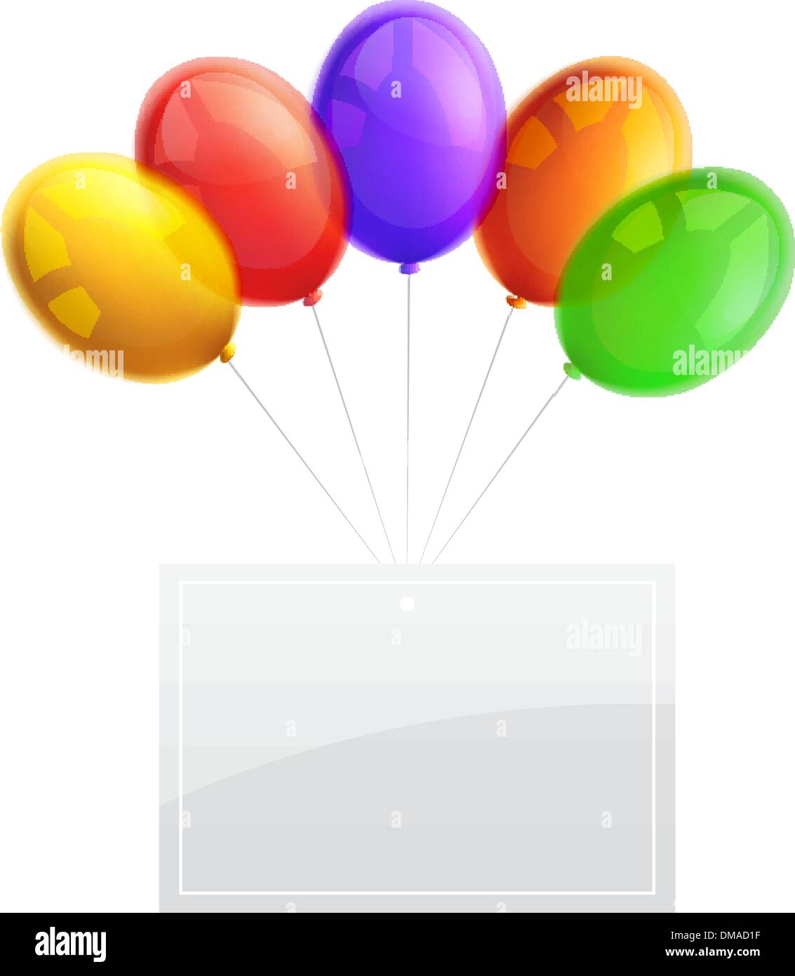 Beautiful Party Balloons Stock Vector Image & Art - Alamy