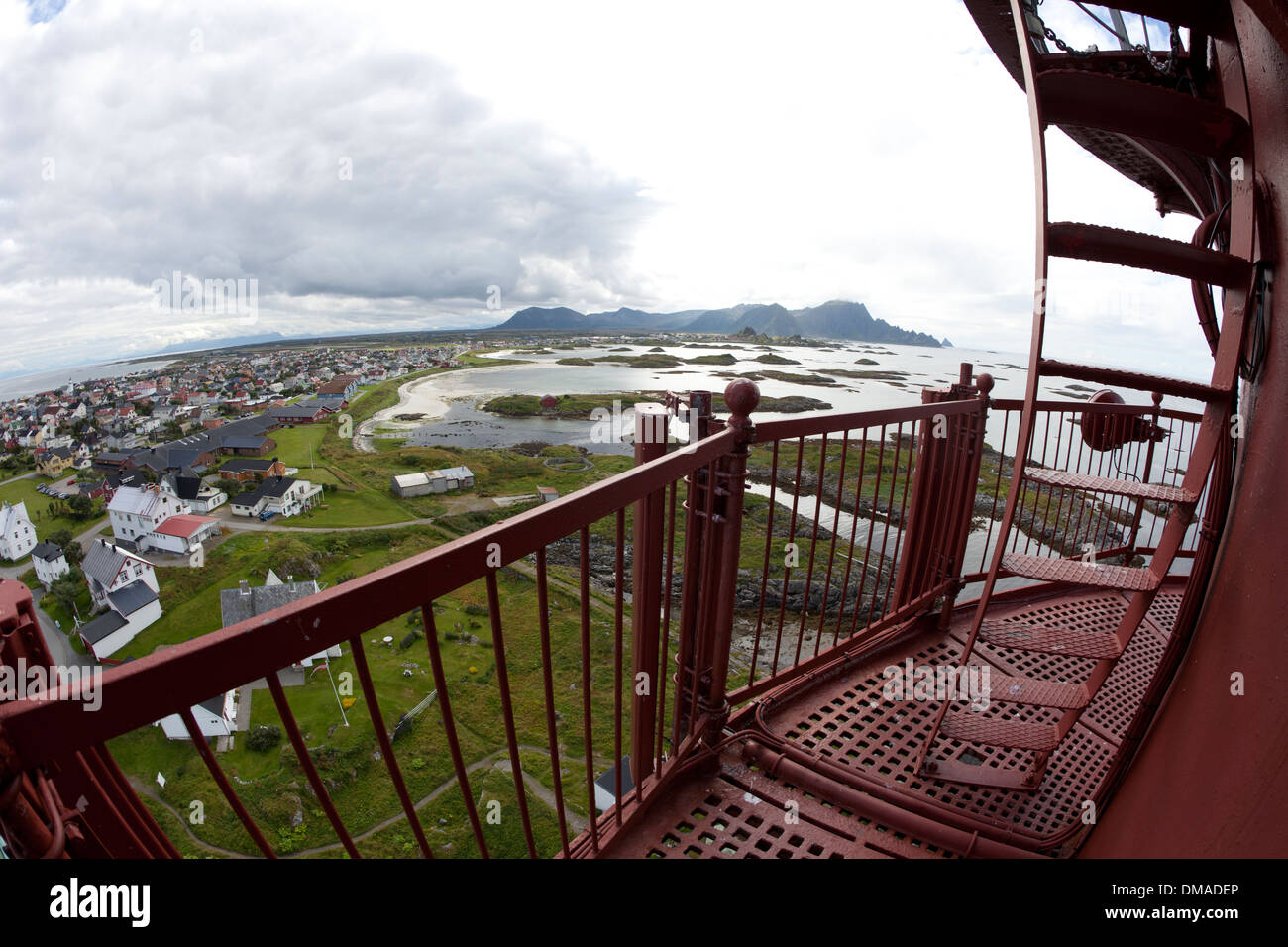 Andenes Lighthouse landscape, Vesteralen, Vesterålen, Nordland, Norway ...