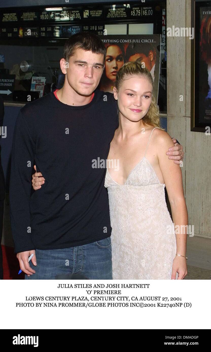 Aug. 27, 2001 - Los Angeles, CALIFORNIA, USA - JULIA STILES AND JOSH ...