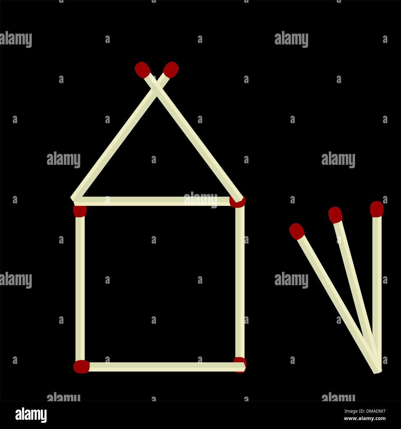 House made wood illustration Stock Vector Images - Alamy