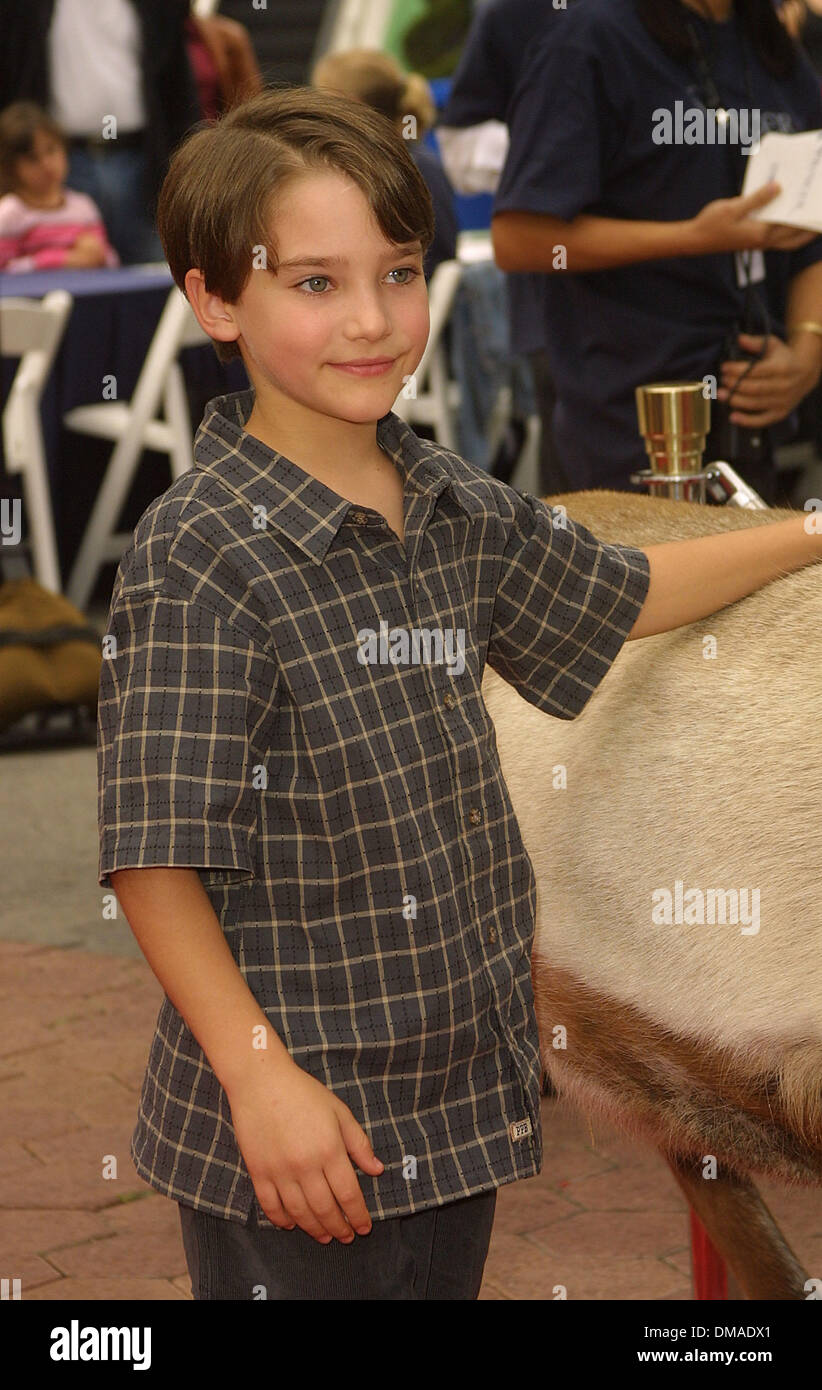 Nov. 10, 2001 - Hollywood, CALIFORNIA, USA - GAVIN FINK.PRANCER RETURNS ...