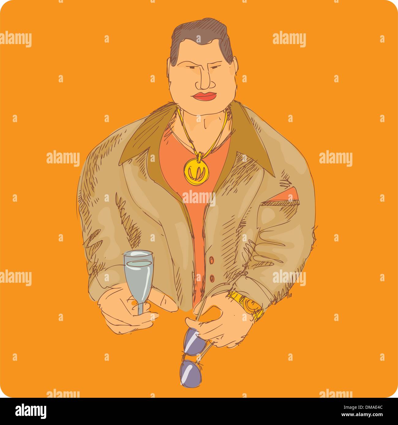 Modern fashion sketch Stock Vector Images - Alamy