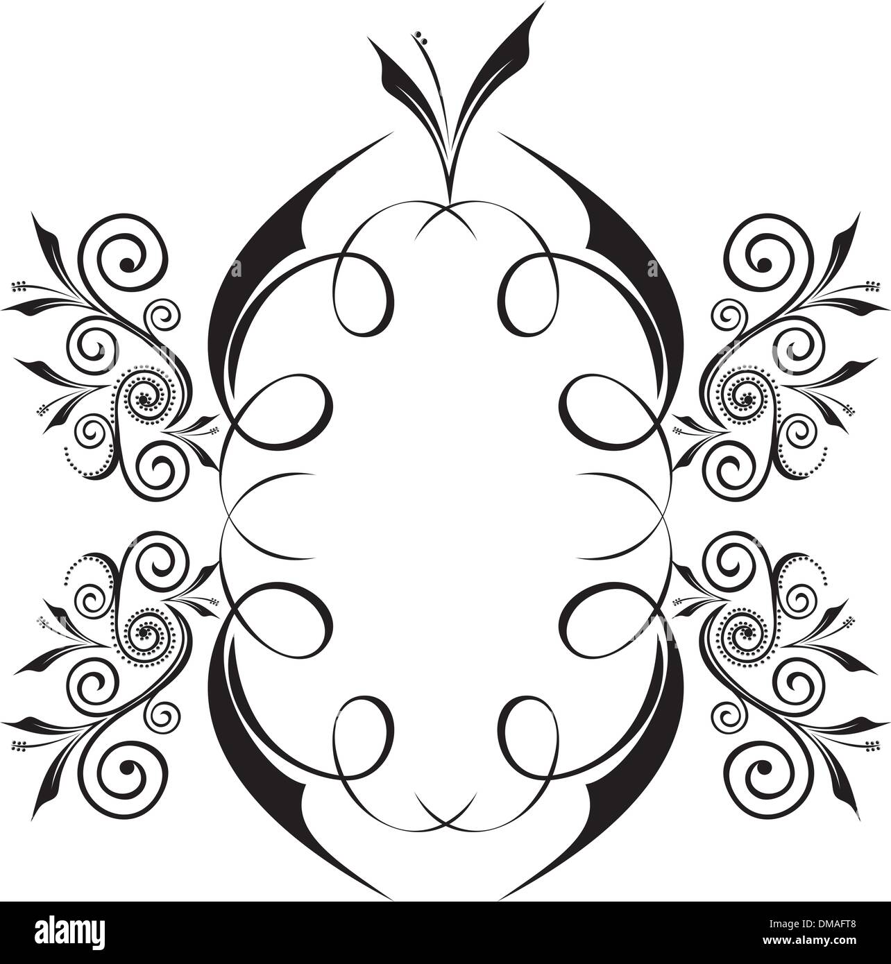 vector floral ornaments Stock Vector Image & Art - Alamy