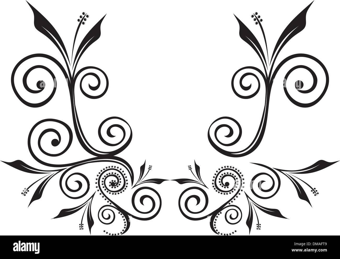vector floral ornaments Stock Vector Image & Art - Alamy