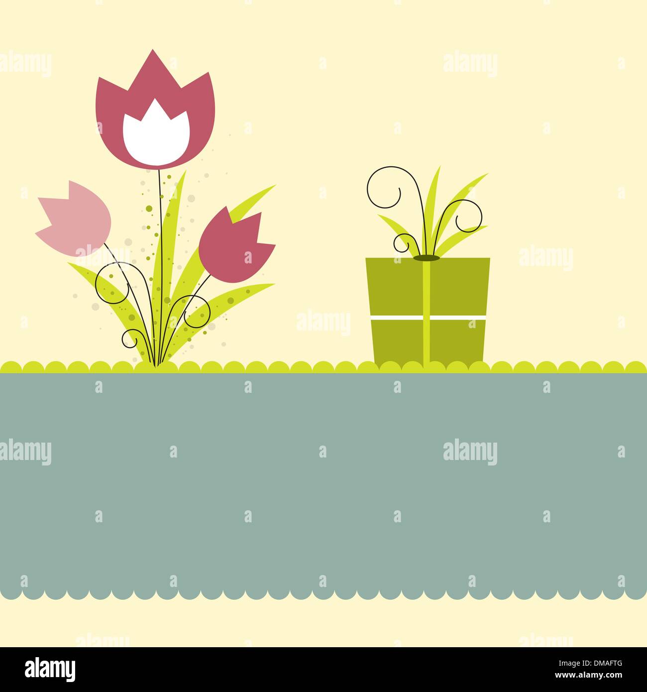 Background with flowers. Vector illustration Stock Vector Image & Art ...