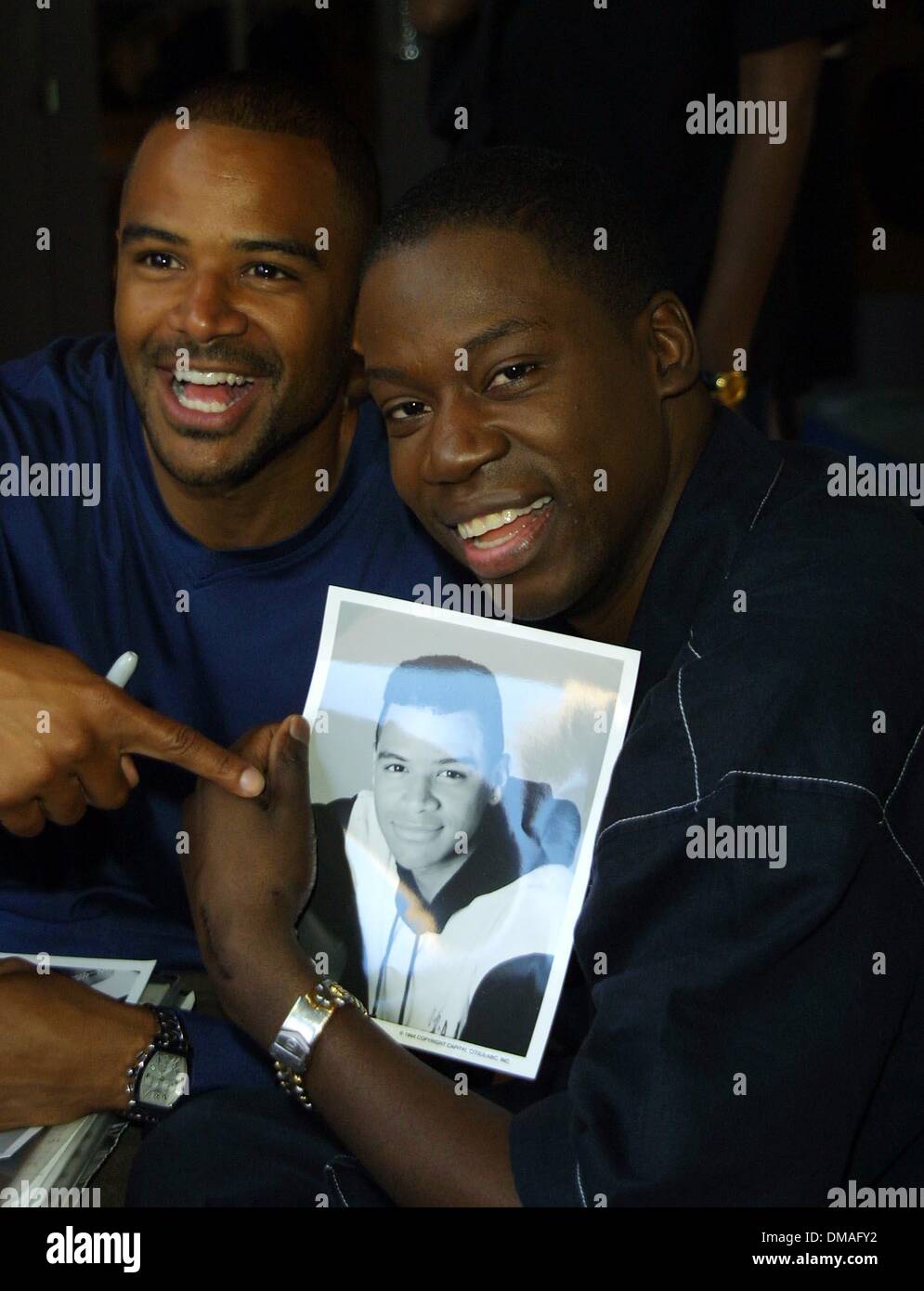 July 24, 2002 - Pasadena, CALIFORNIA, USA - DONDRE WHITFIELD AND DARYL ...