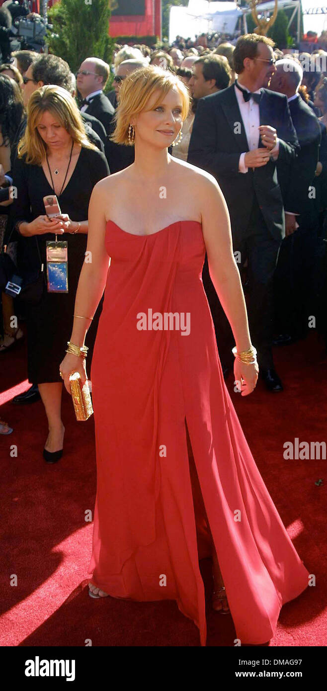 Sept. 22, 2002 - Beverly Hills, CA, USA - CYNTHIA NIXON ..54TH ANNUAL ...