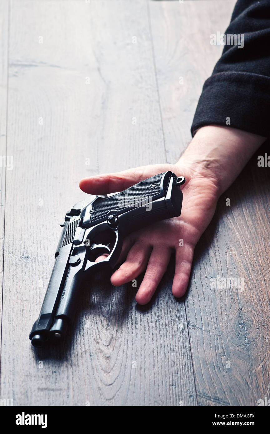 Person gun hi-res stock photography and images - Alamy