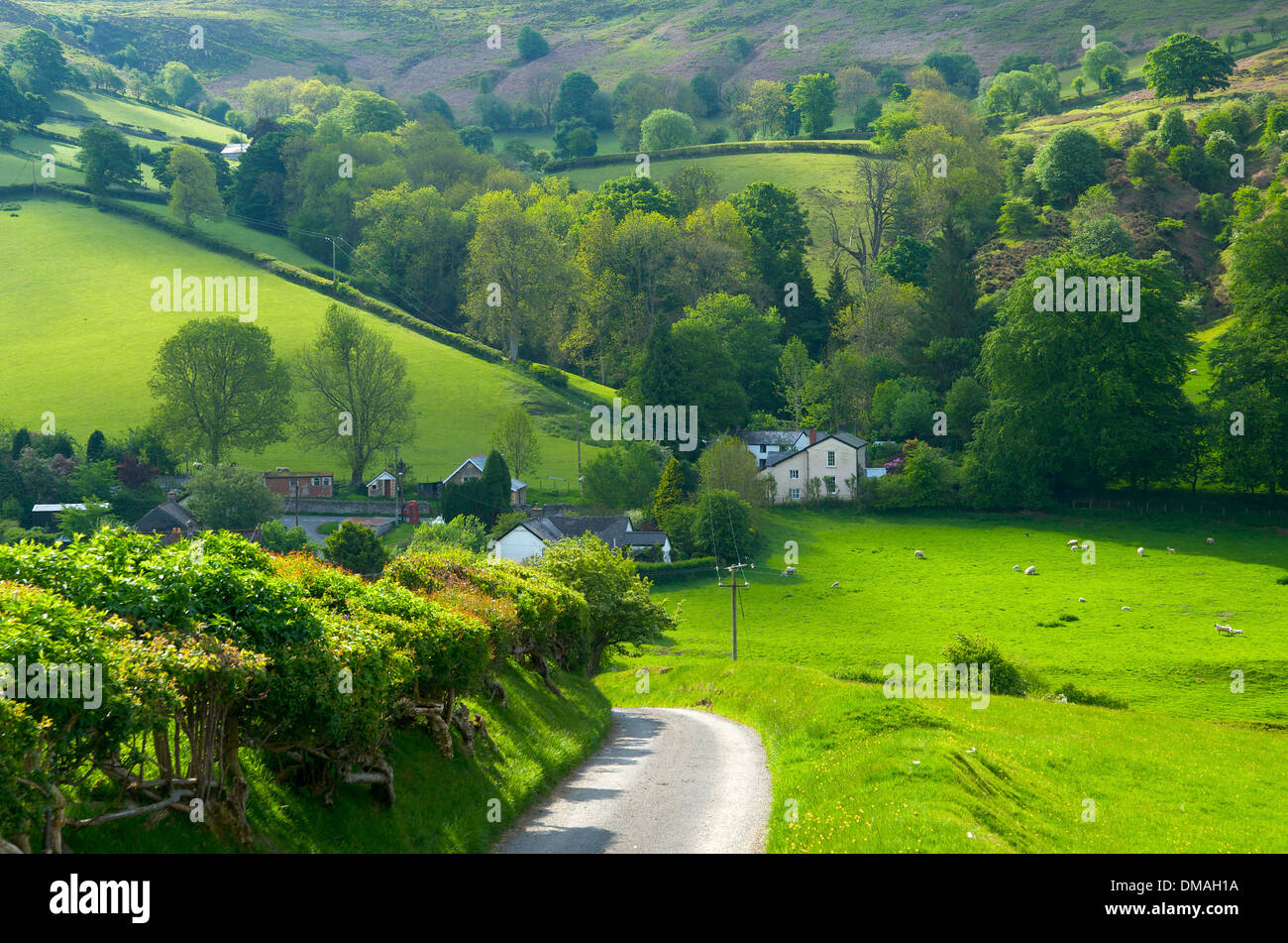 Powys village hi-res stock photography and images - Alamy